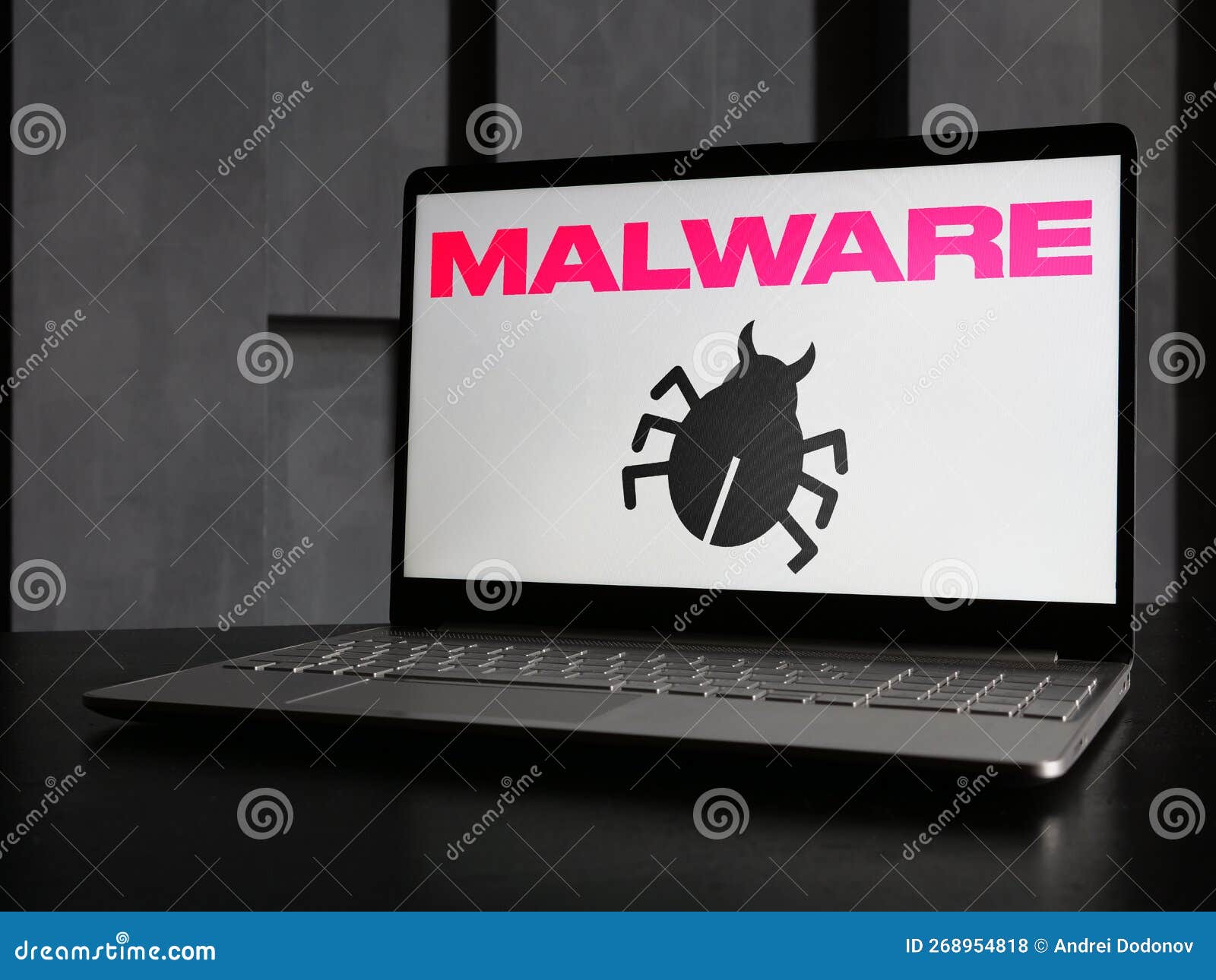 Malware O Software Malicioso Se Muestra Utilizando El Texto Stock de ...