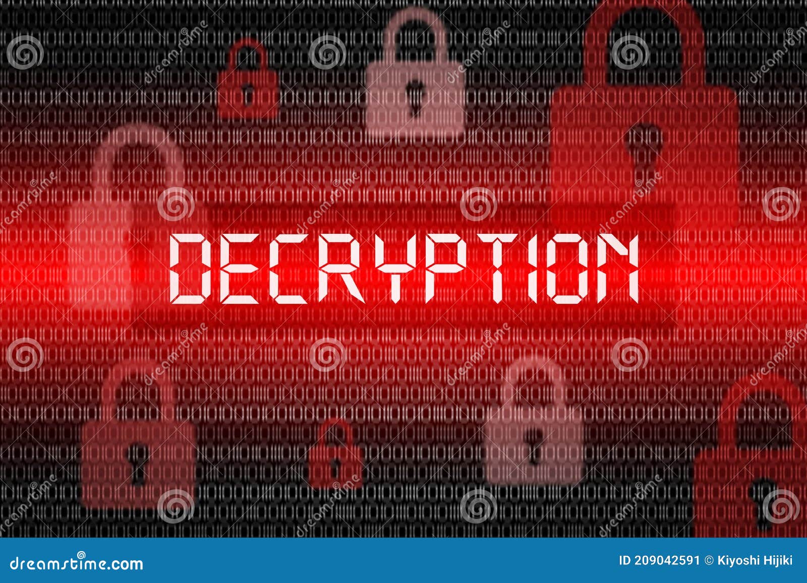 Malware, Ransomware and Virus Infected Alert on Red Screen Background ...