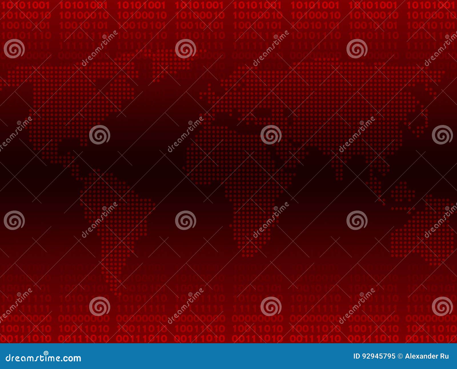 Malware Ransomware Wannacry Virus Encrypted Files Stock Illustration ...