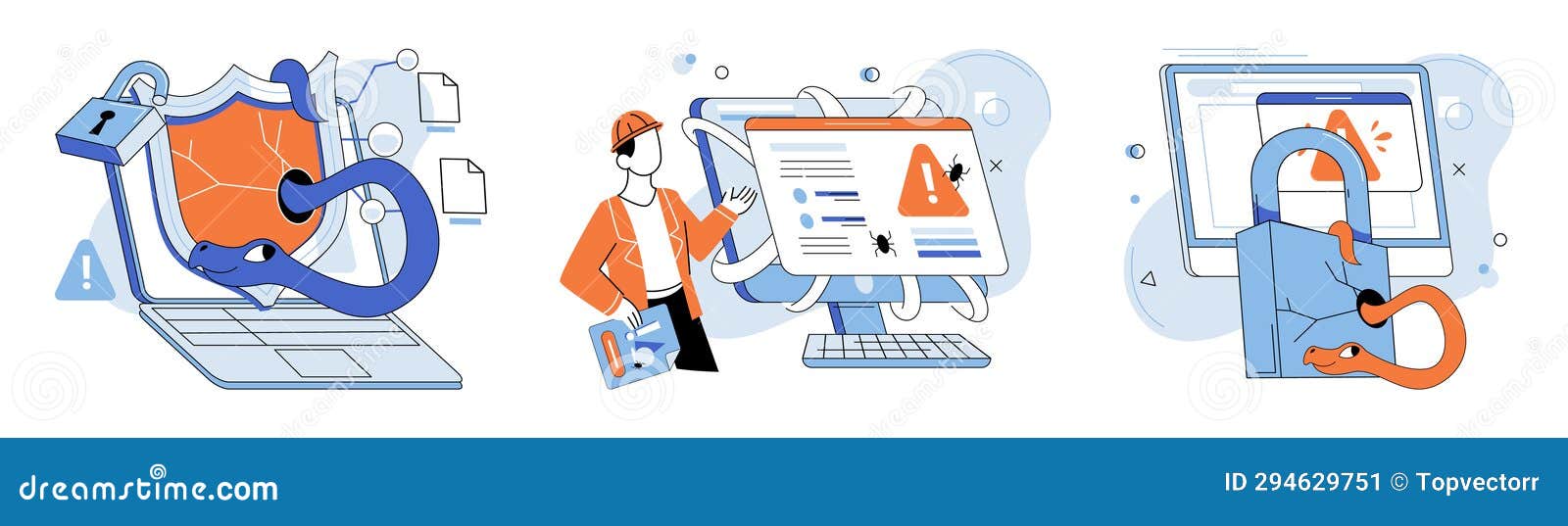 Malware Spyware Virus. Security Measures Protect Against Cyber Attacks ...