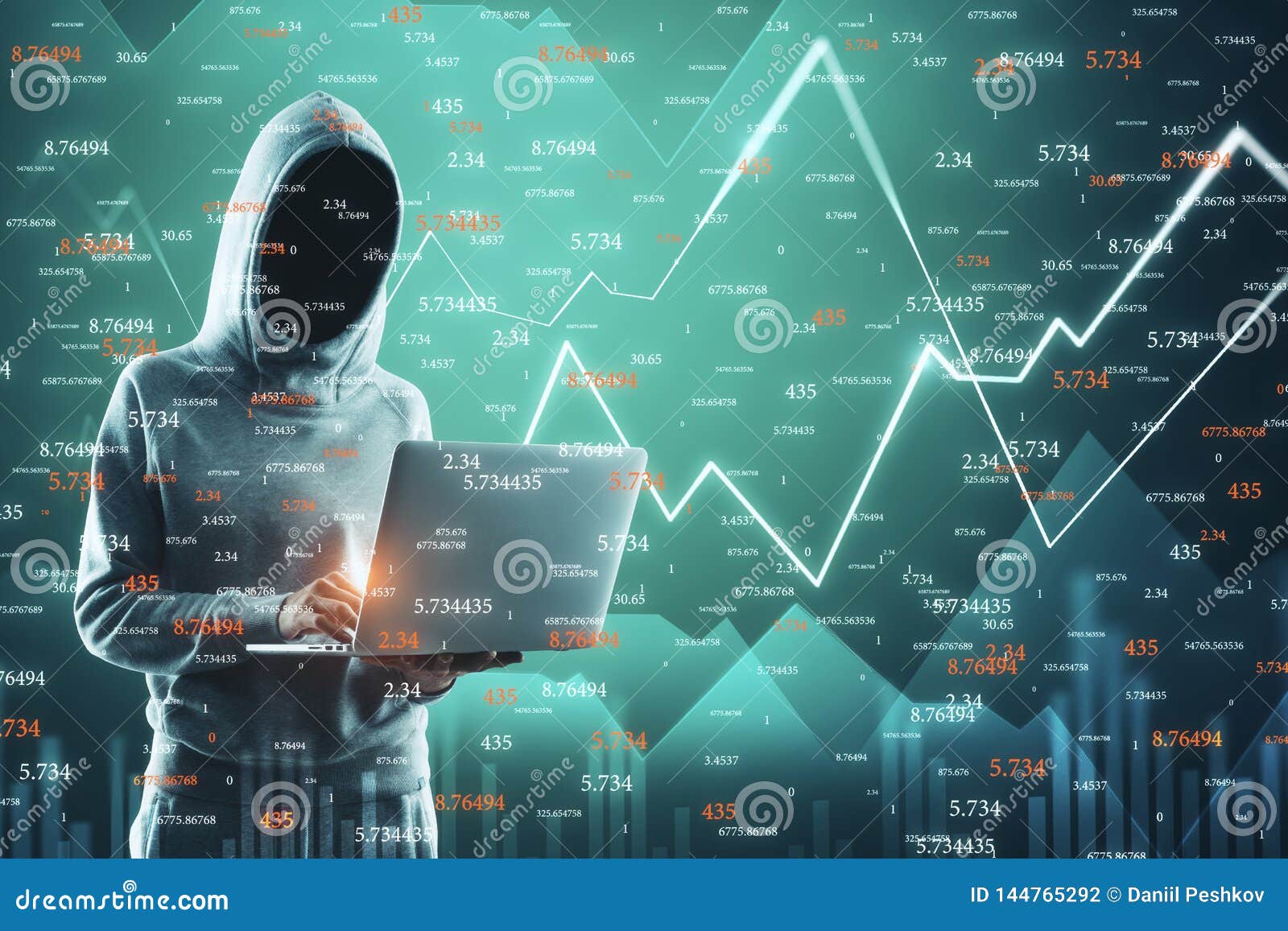 Malware and stats concept stock photo. Image of abstract - 144765292