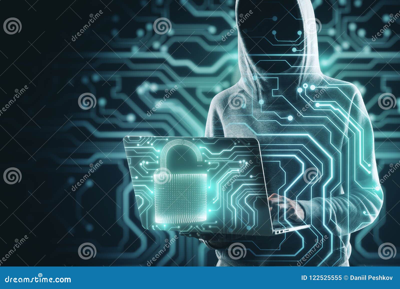 Malware and Technology Concept Stock Image - Image of background ...