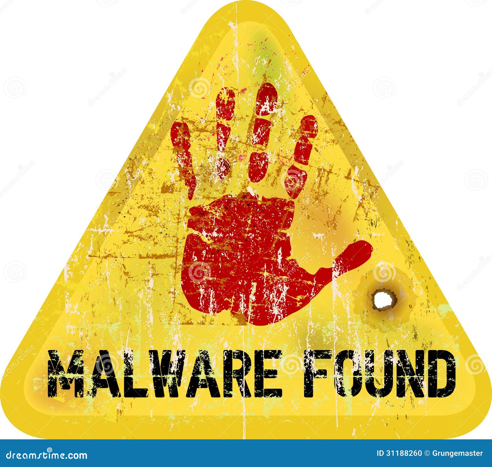 Malware warning stock vector. Illustration of danger - 31188260 Malware warning stock vector. Illustration of danger - 31188260