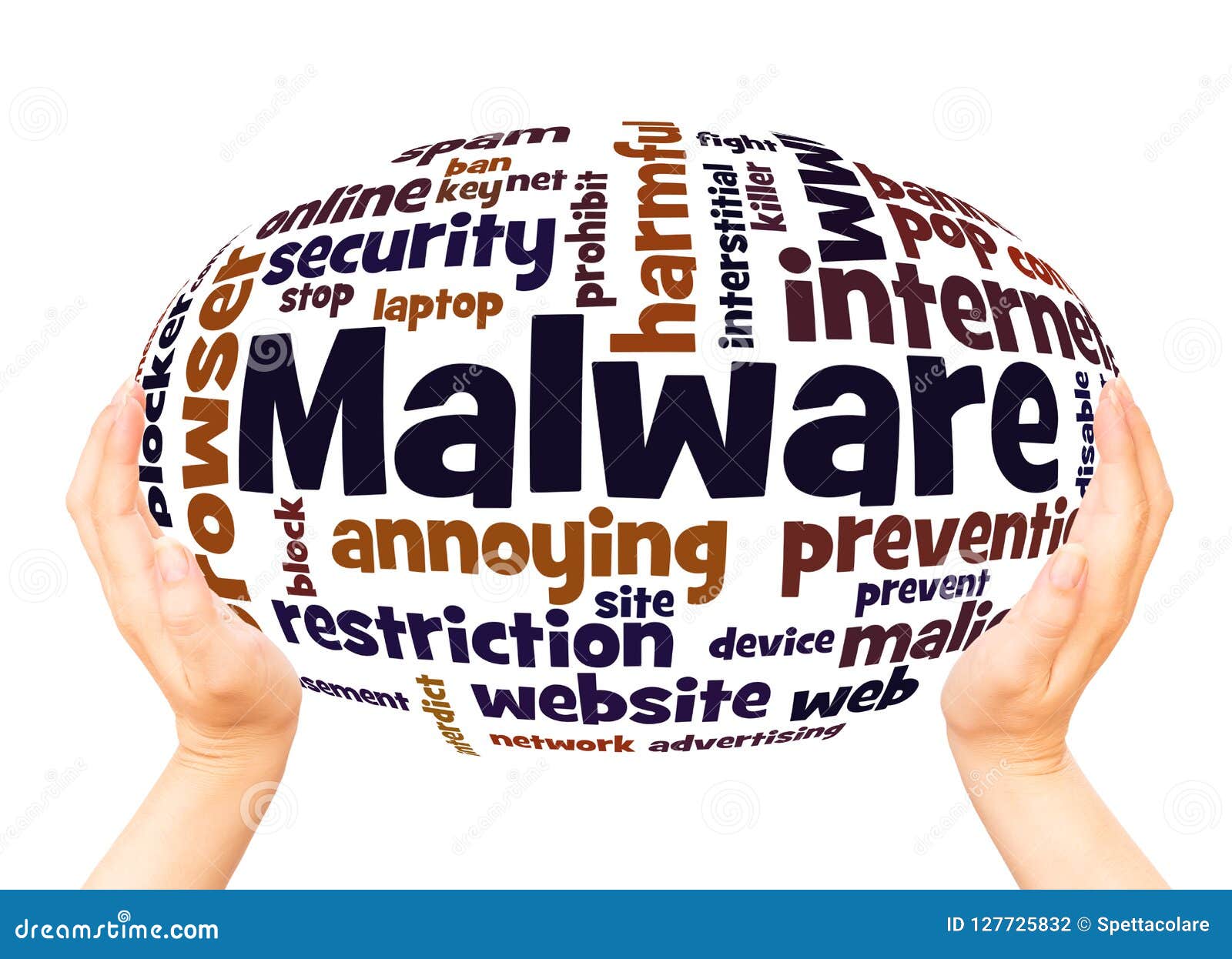 Malware Word With Technology Digital Dark Or Black Background With ...
