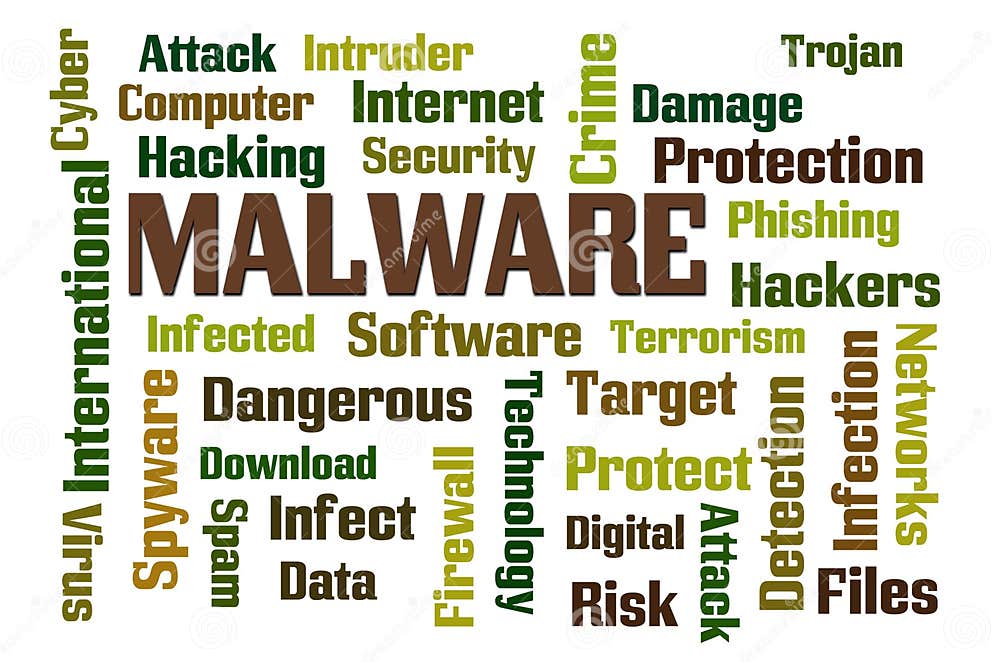 Malware stock illustration. Illustration of cyber, risk - 49978244