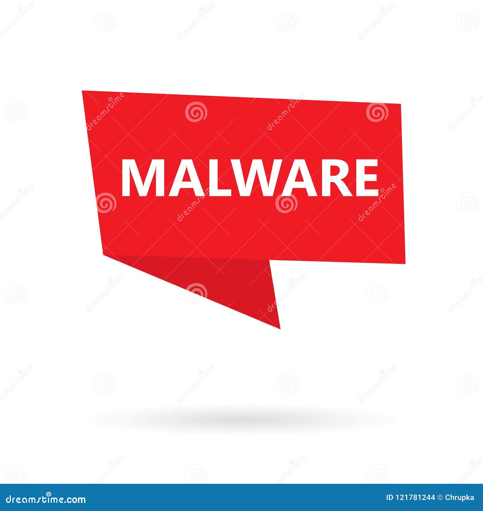 Malware Word on Speach Bubble Stock Vector - Illustration of speach ...
