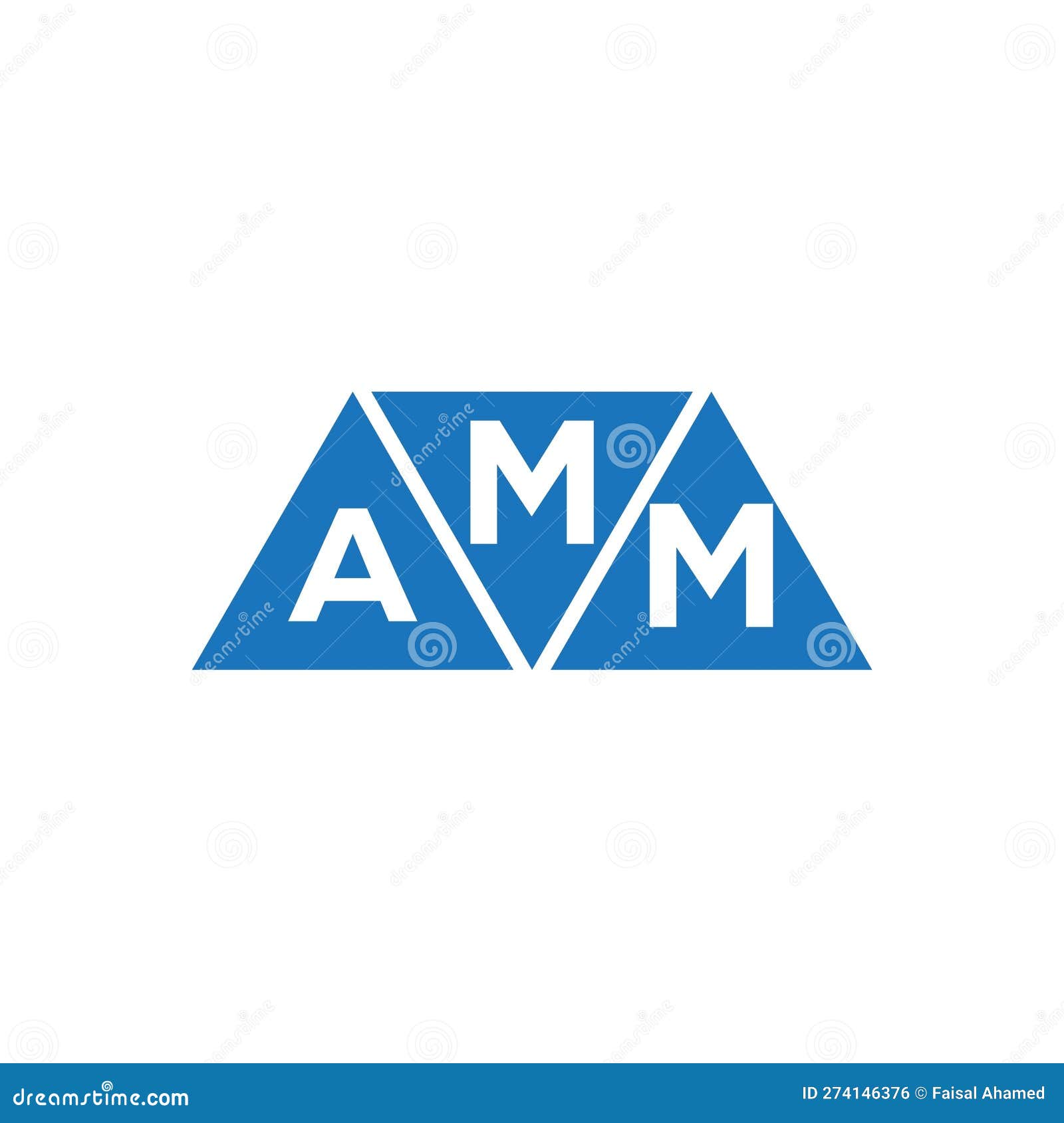 MAM Abstract Initial Logo Design on White Background. MAM Creative ...