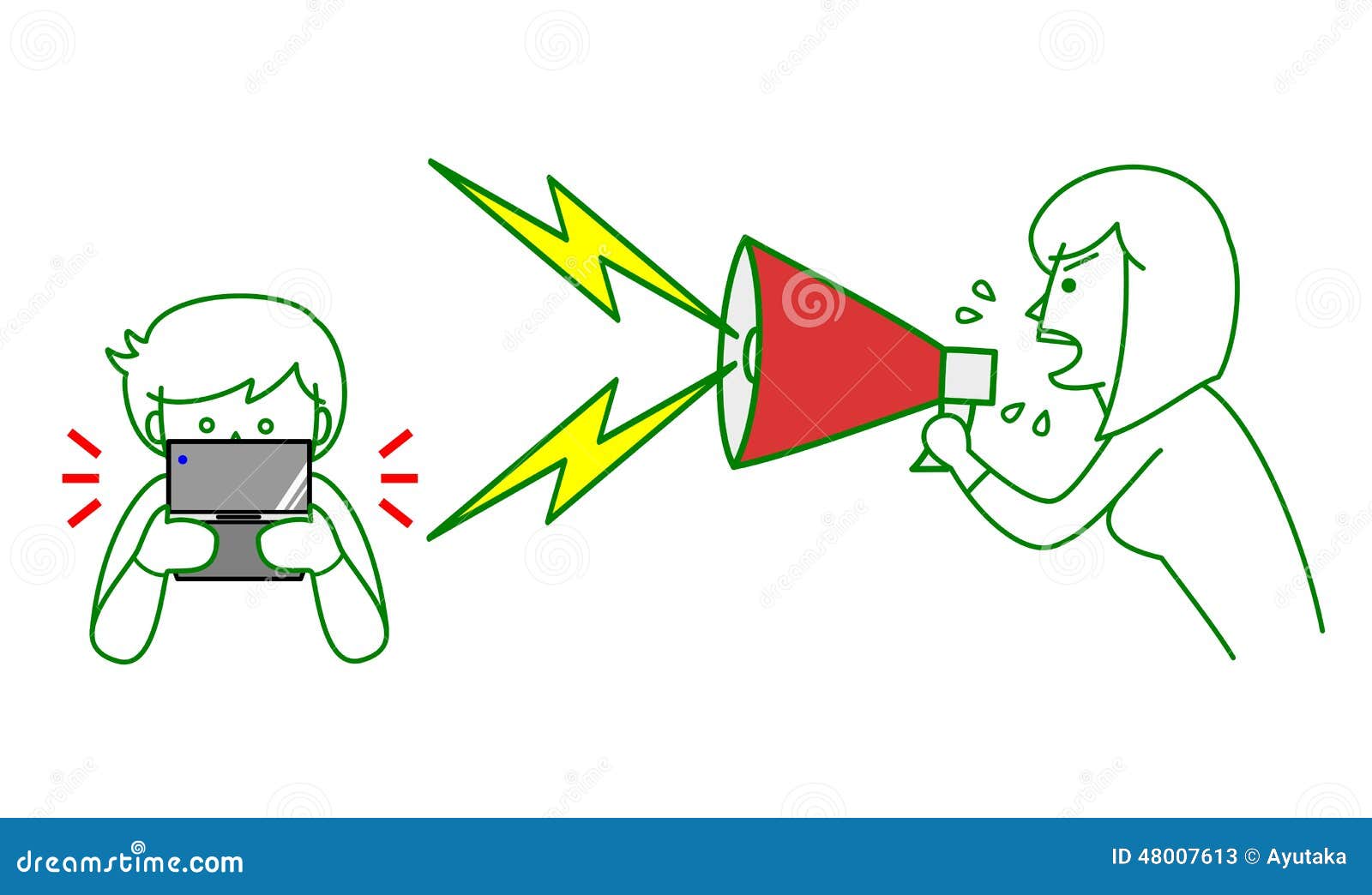 Bellow Cartoons, Illustrations & Vector Stock Images - 800 Pictures to ...