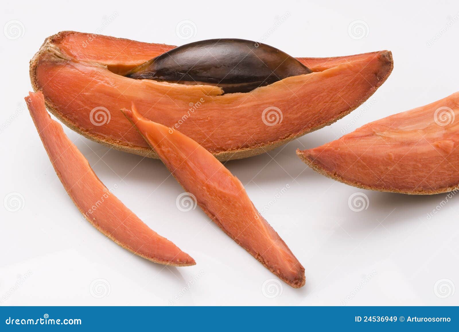 Mamey, tropical fruit stock image. Image of tasty, eatable - 24536949