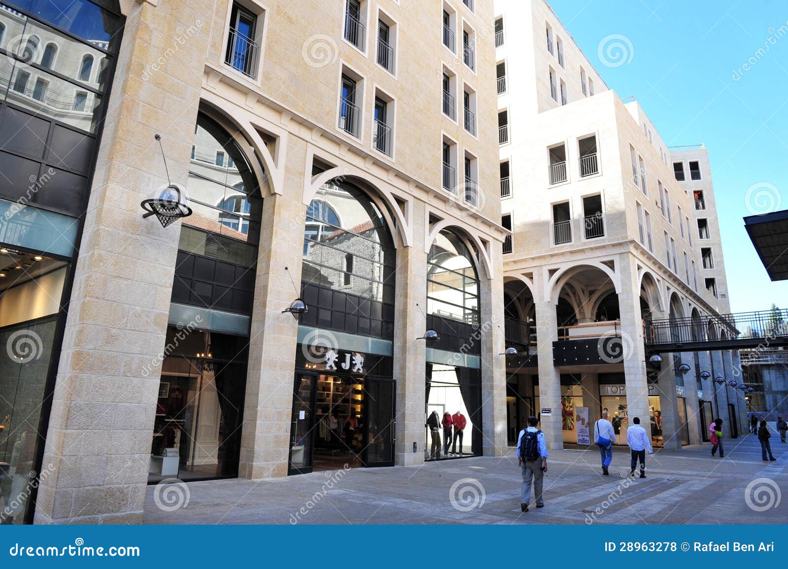 Mamilla Shopping Mall in Jerusalem Israel Editorial Stock Photo - Image ...