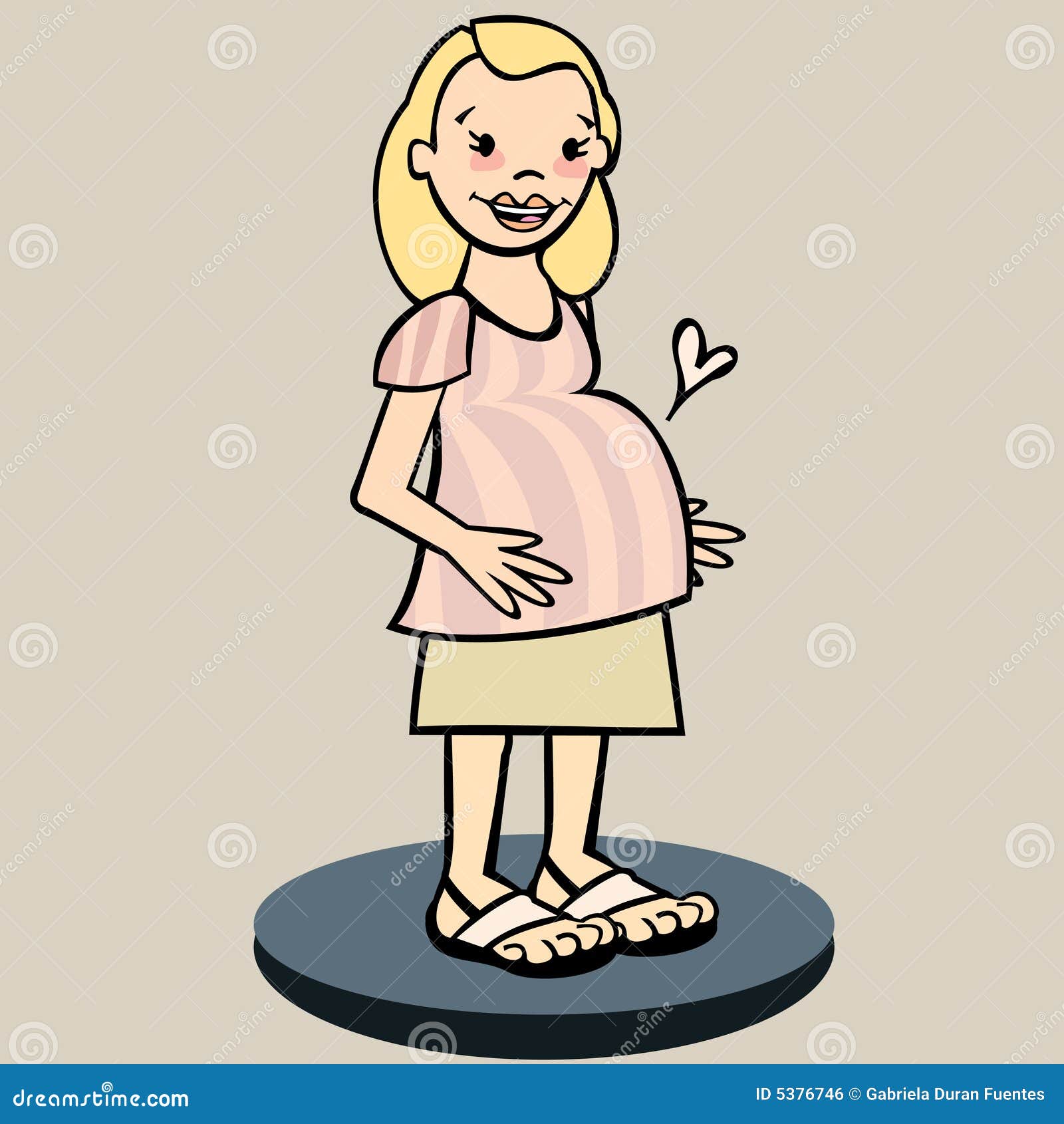 Mamma incinta illustrazione vettoriale. Illustrazione di maternità ...