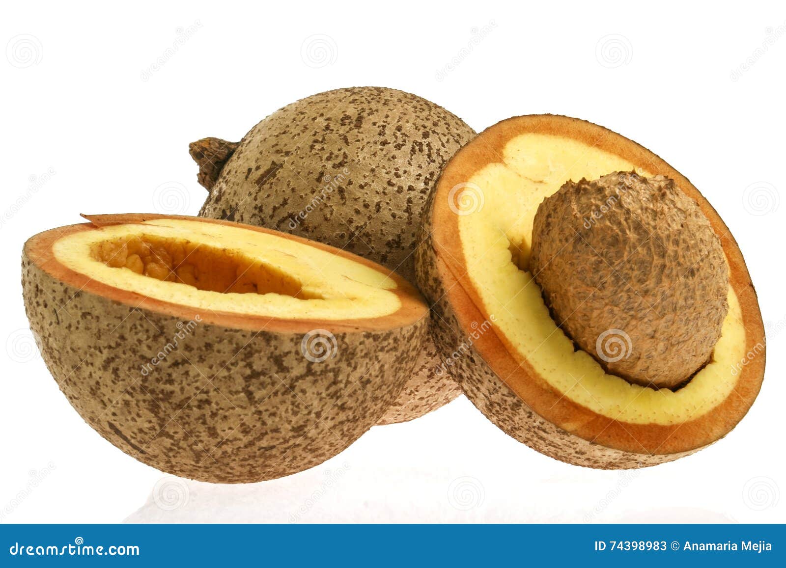 Mammee Apple (Mammea Americana) Stock Image - Image of america, tasty ...