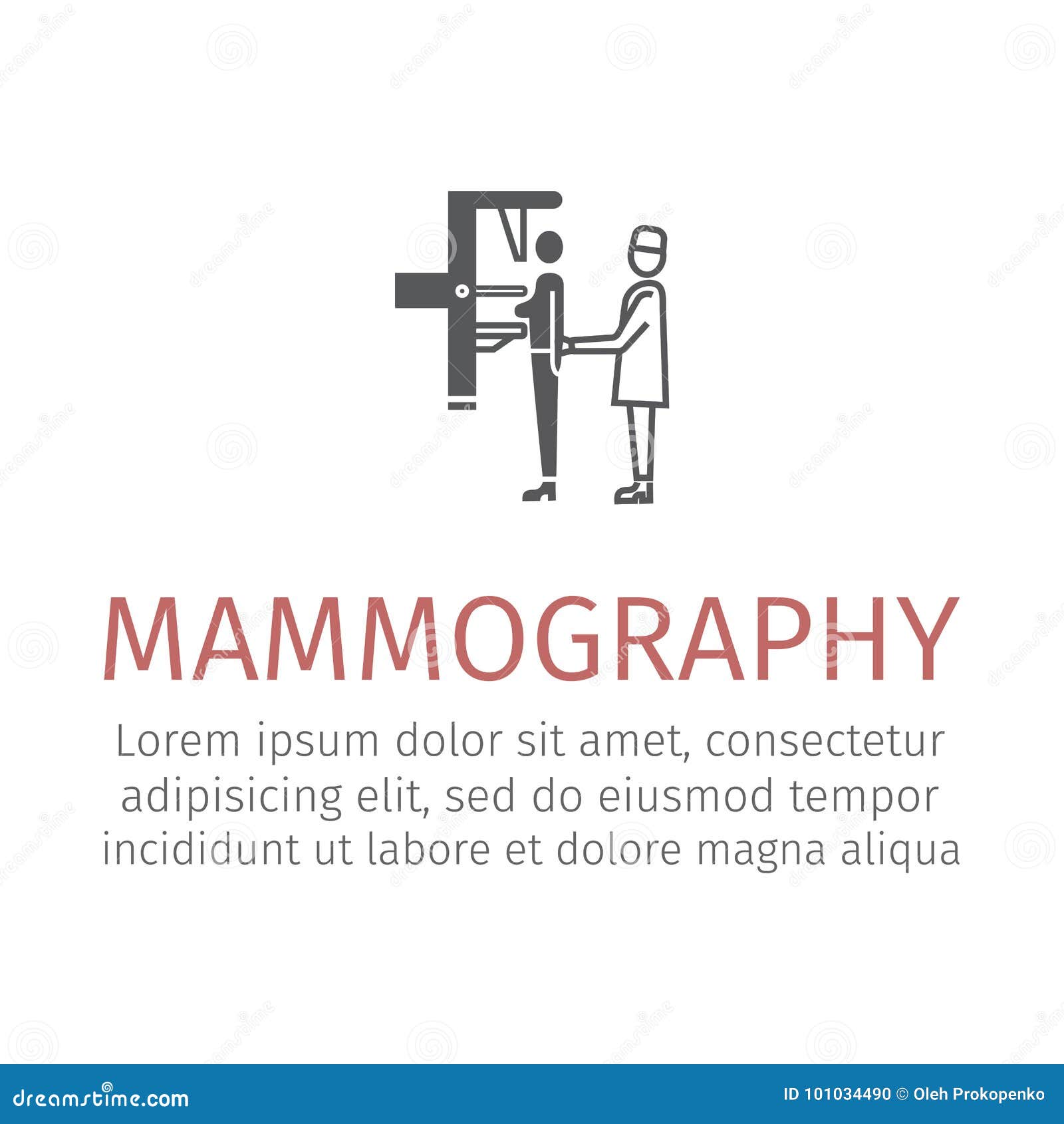 Mammography Icon, Machine For Breast Scan Cartoon Vector ...