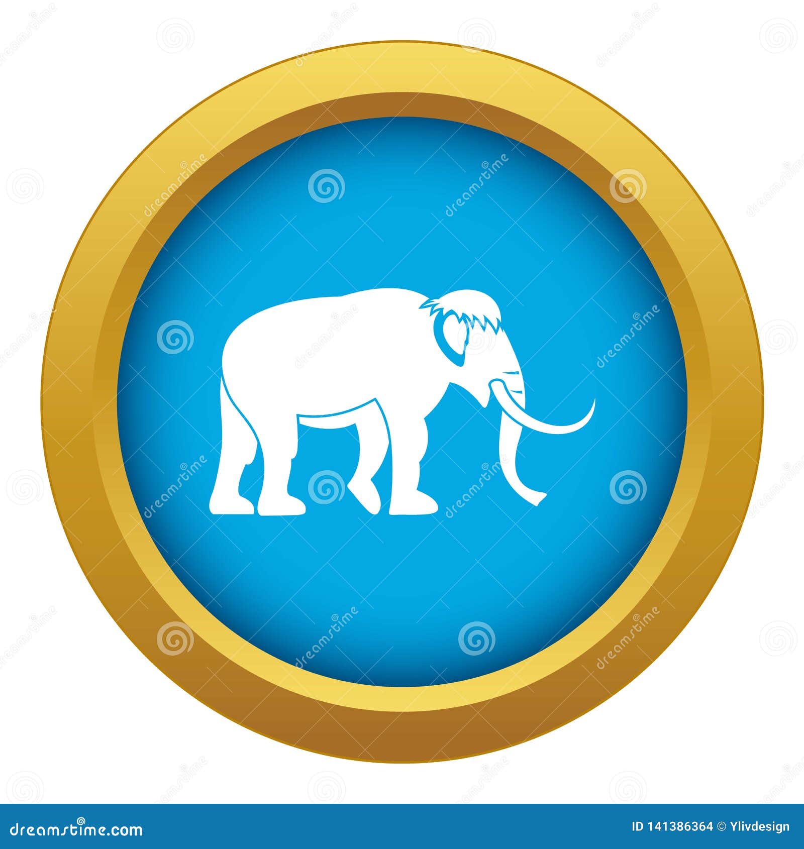Mammoth Icon Vector Isolated On White Background, Mammoth Sign ...