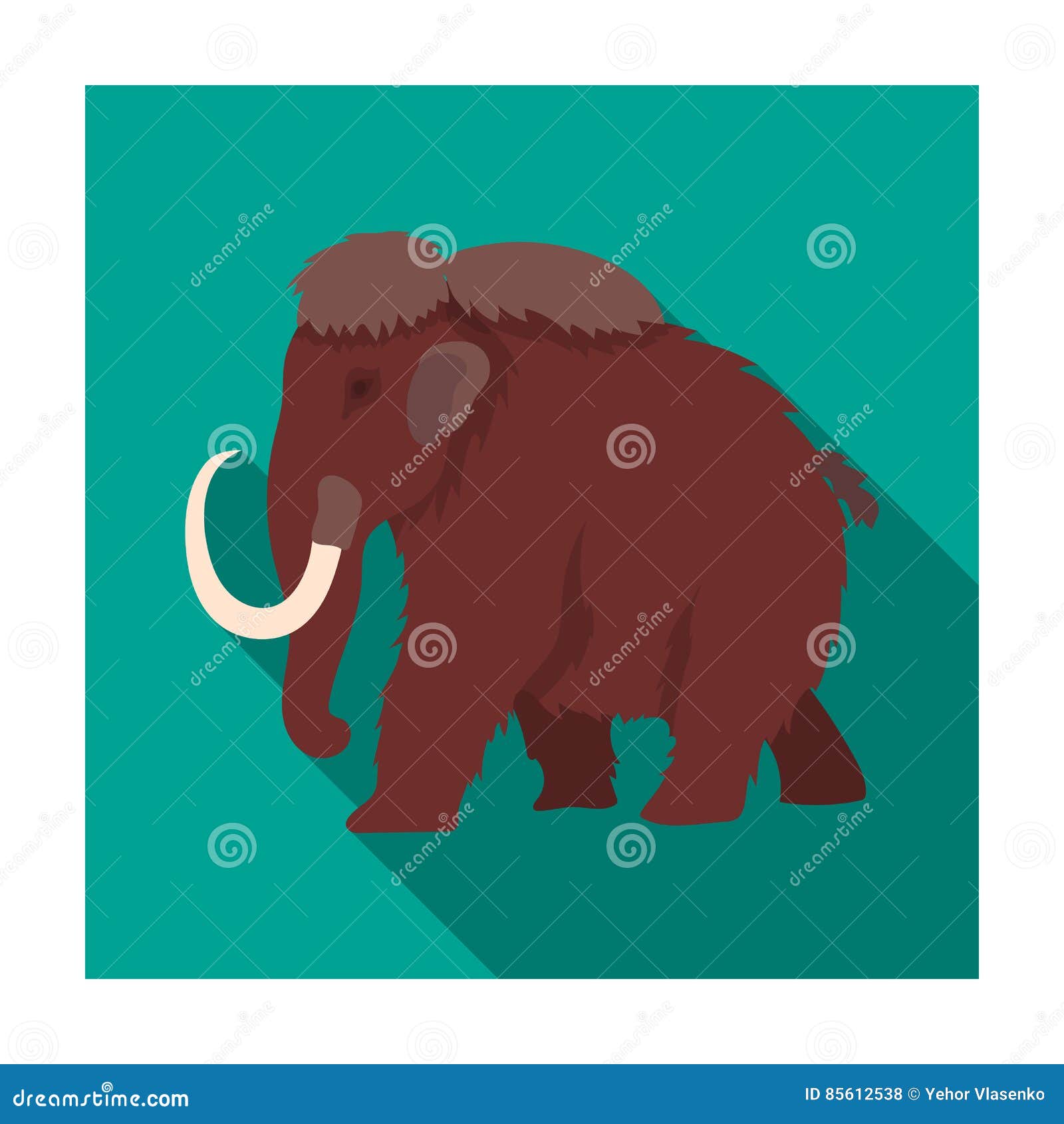 Mammoth Icon Vector Isolated On White Background, Mammoth Sign ...