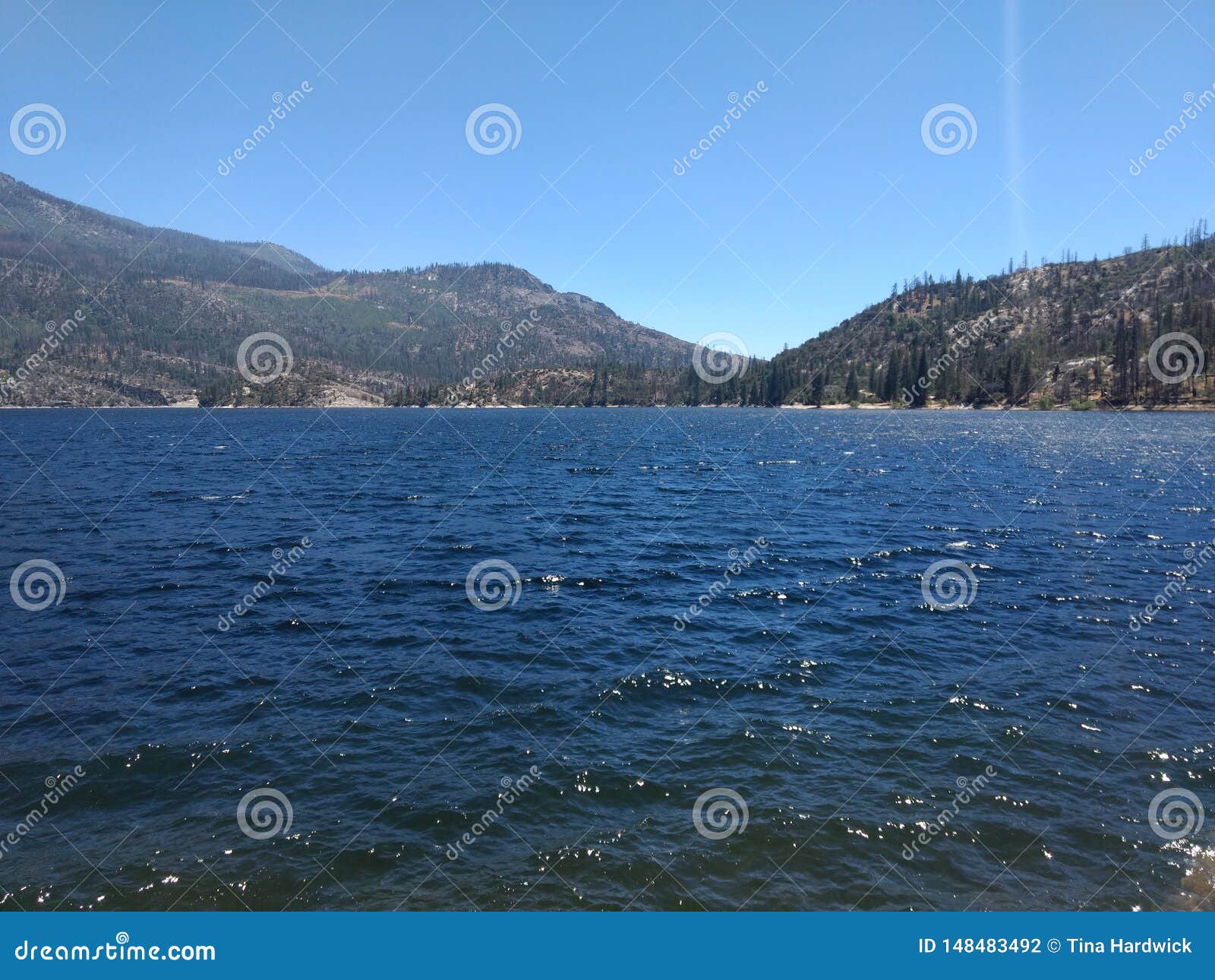 Mammoth pools reservoir stock photo. Image of lake, reservoir - 148483492