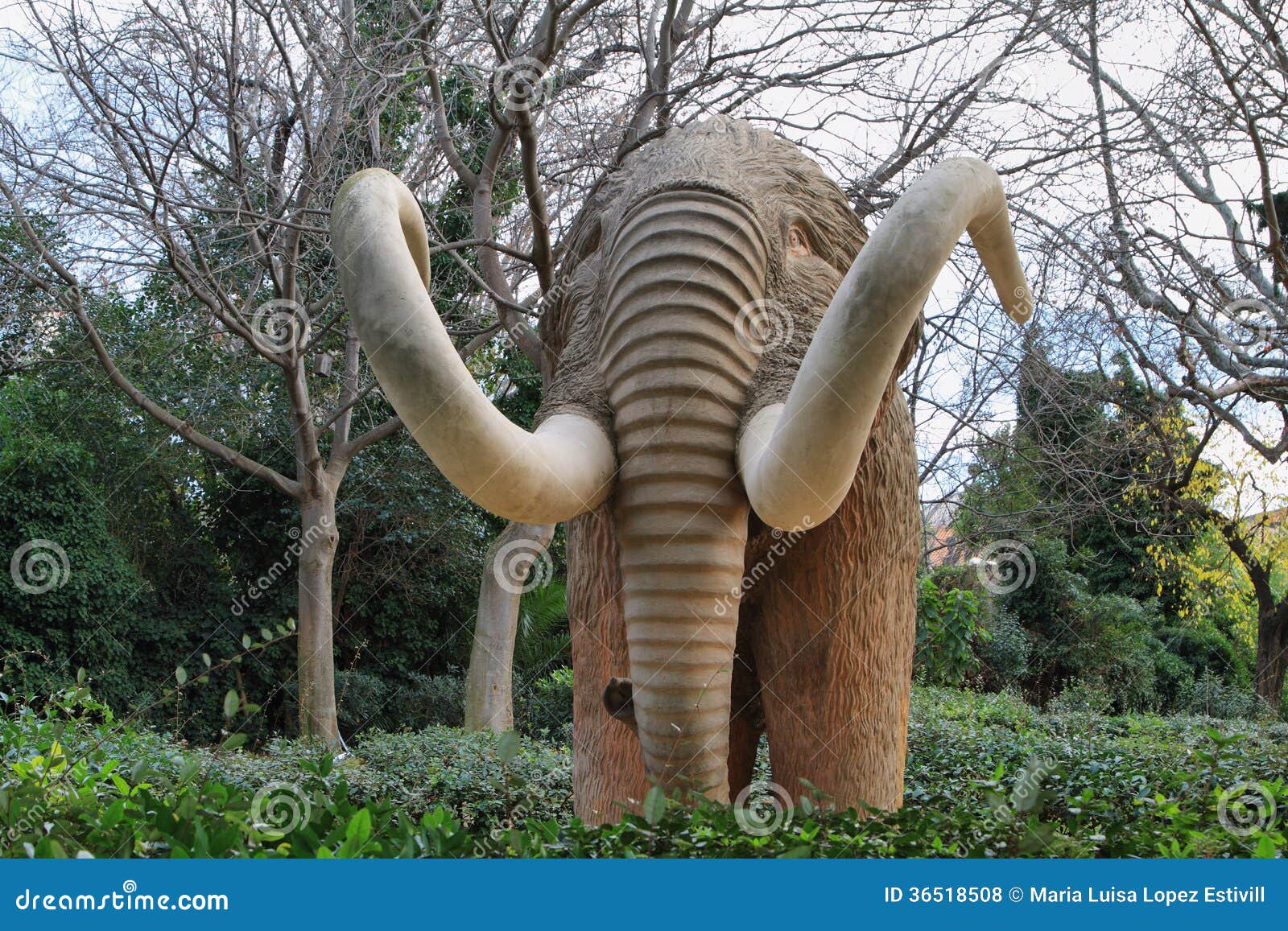 Mammoth Statue in Ciutadella Park Stock Photo - Image of barcelona ...