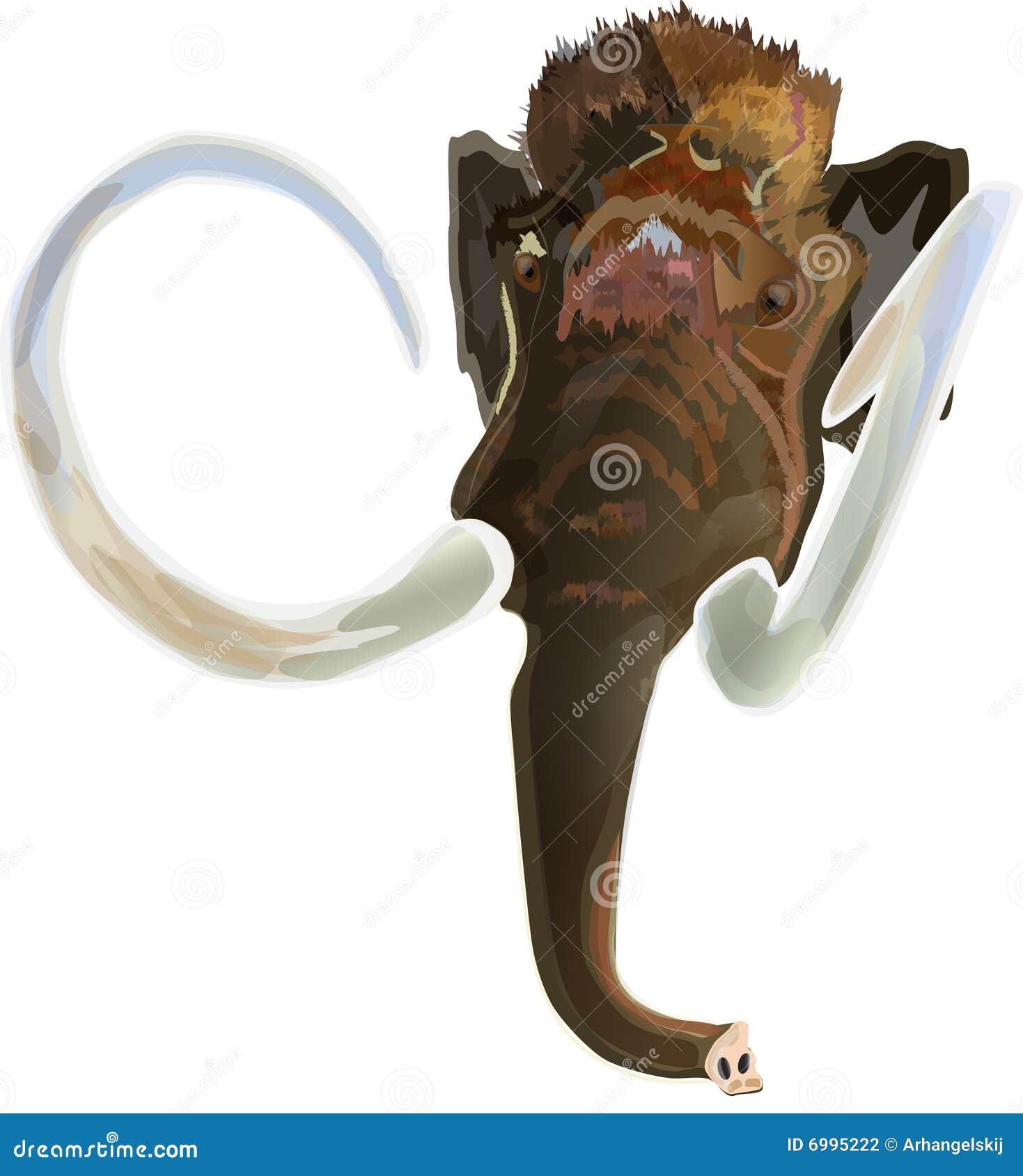 Mammoth vector stock vector. Illustration of graphic, mammoth - 6995222