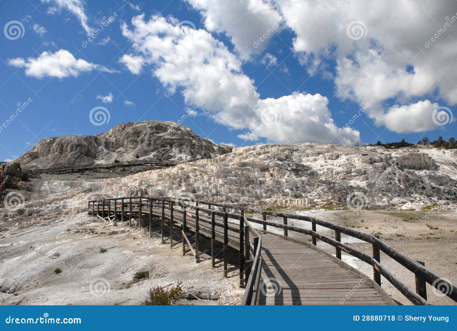 Mammoth Walkway stock photo. Image of river, algae, caldera - 28880718