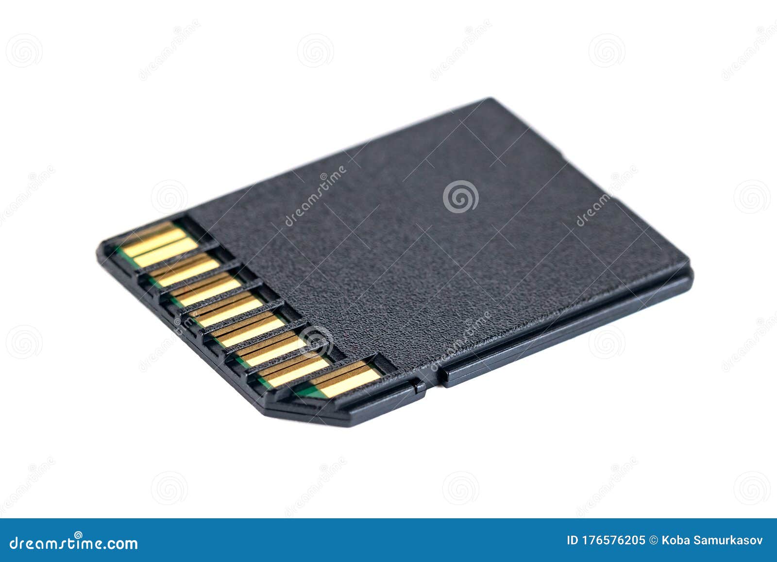 Mamory Card for Camera Isolated on White Background Stock Image - Image ...