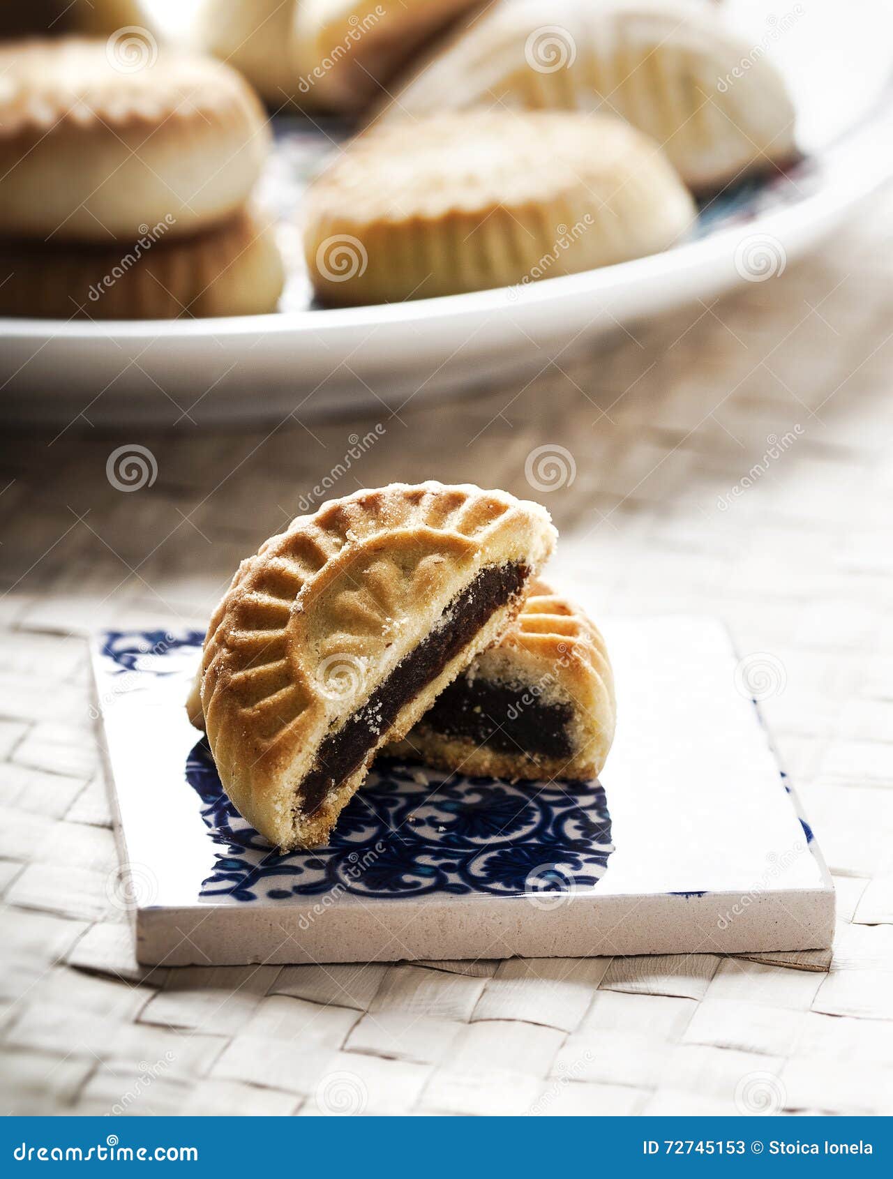 Mamul - turkish dessert stock image. Image of stone, side - 72745153