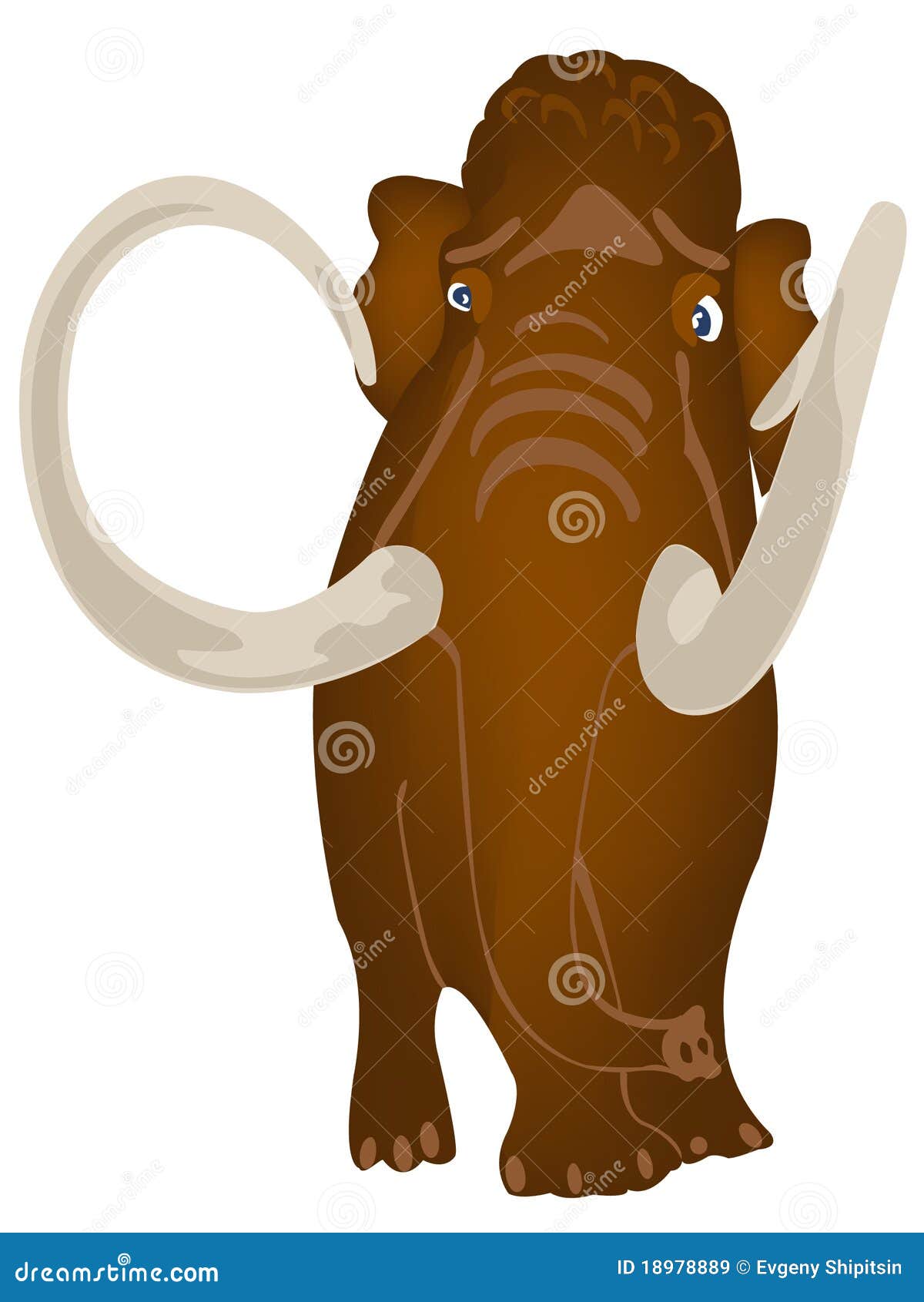 Mamut Animal Prehistórico Extinto Imágenes de archivo libres de ...