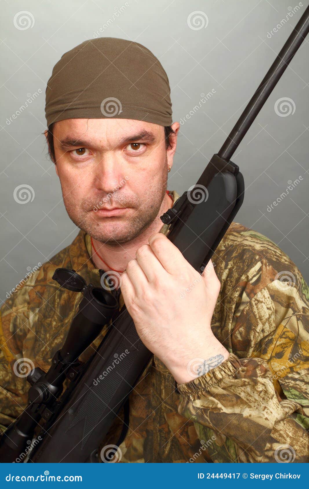 The man stock image. Image of sniper, optical, adult - 24449417