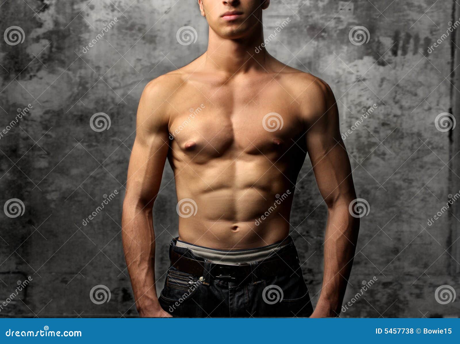 Man stock photo. Image of muscle, fitness, crack, chest - 5457738