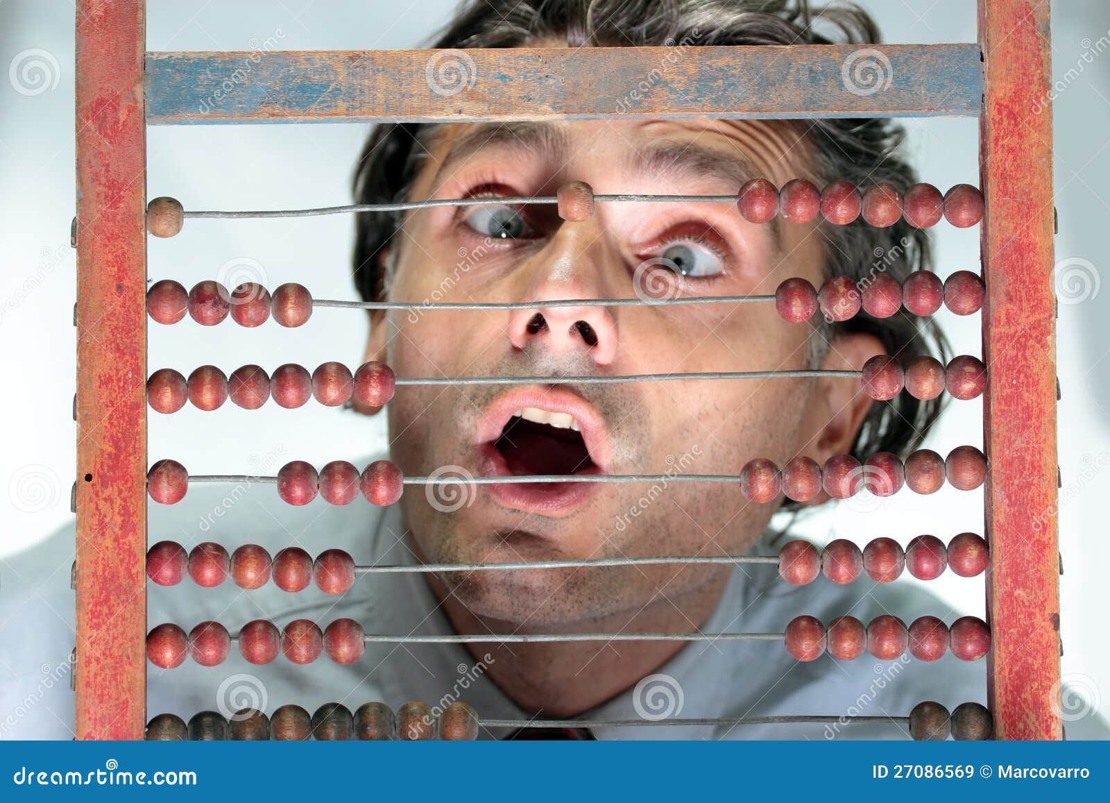 Man With Abacus Royalty Free Stock Images - Image: 27086569