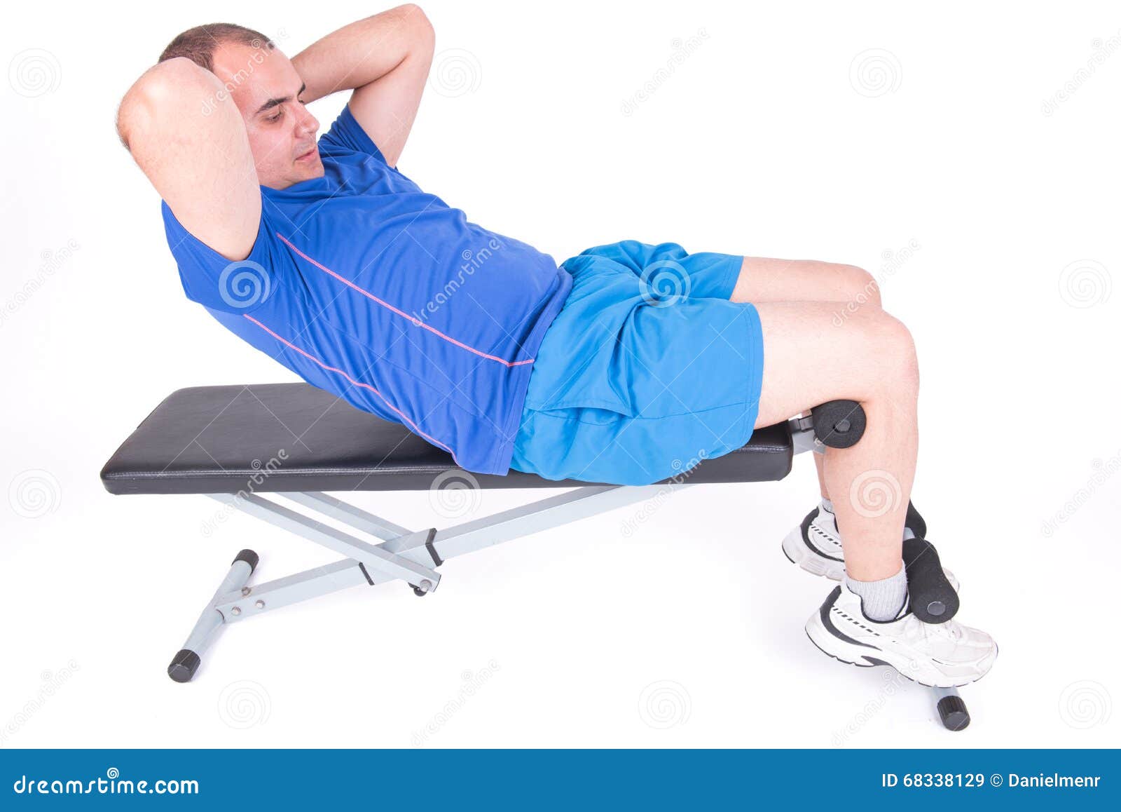 Abdominal Bench In Gym. Sport Equipment Stock Photography ...