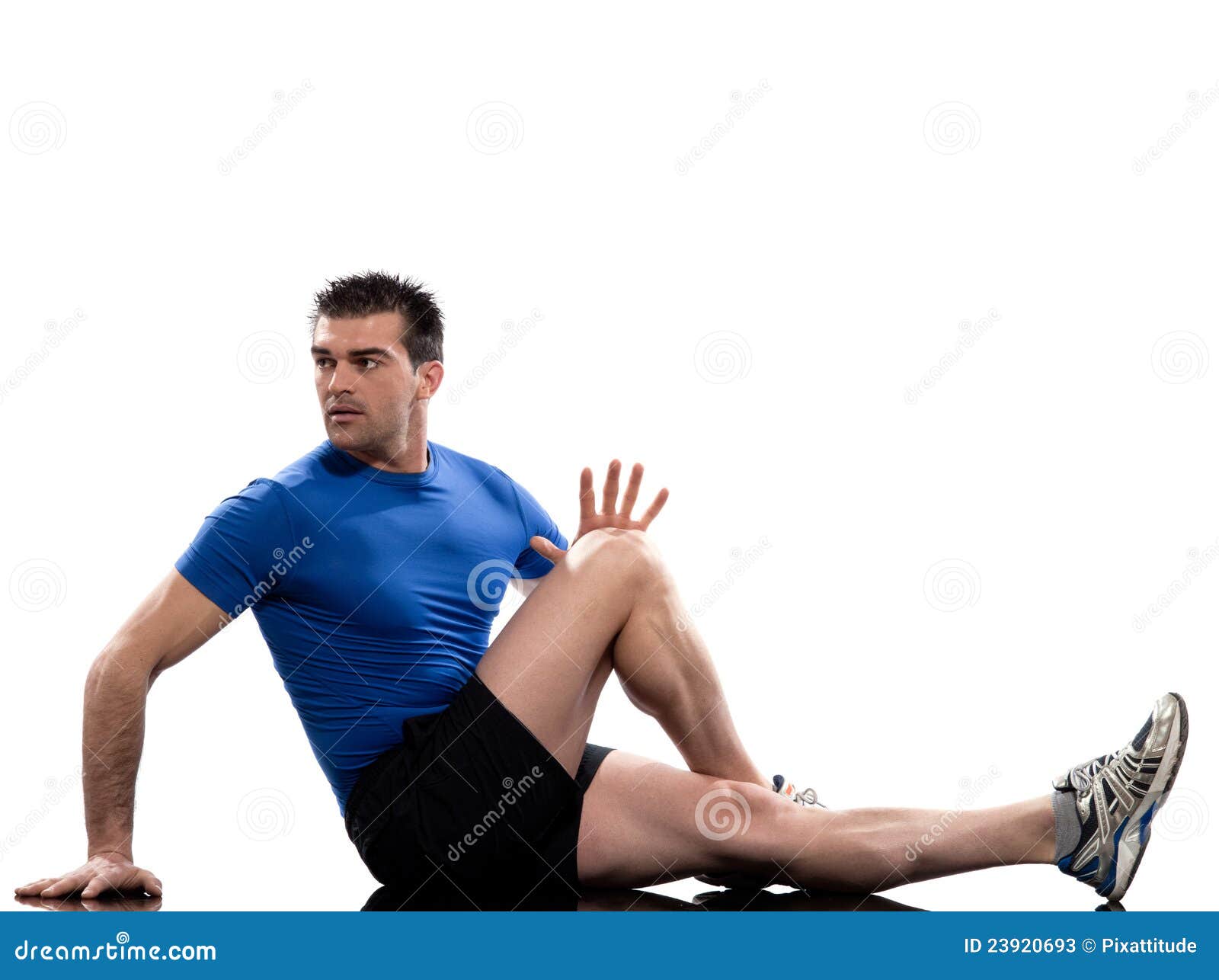 Man on Abdominals rotation stock image. Image of adult - 23920693