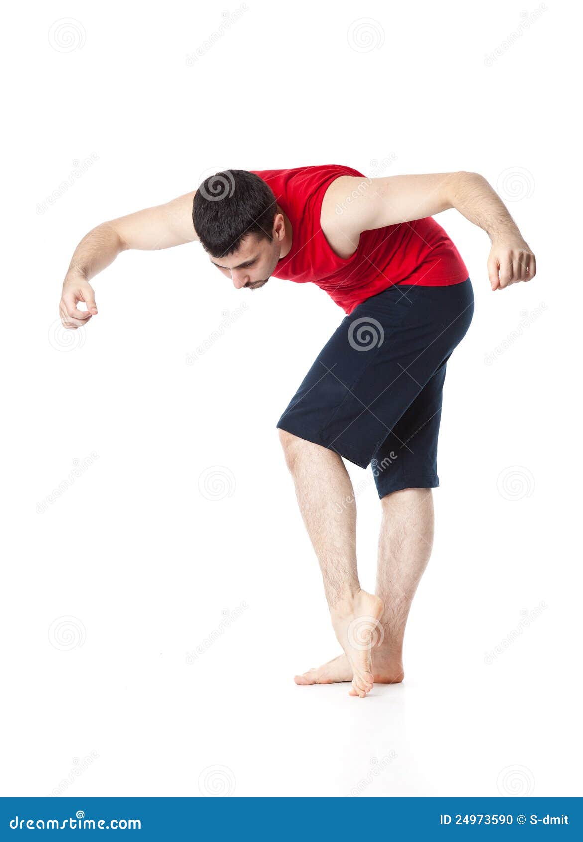 Man is an acrobat stock photo. Image of action, person - 24973590