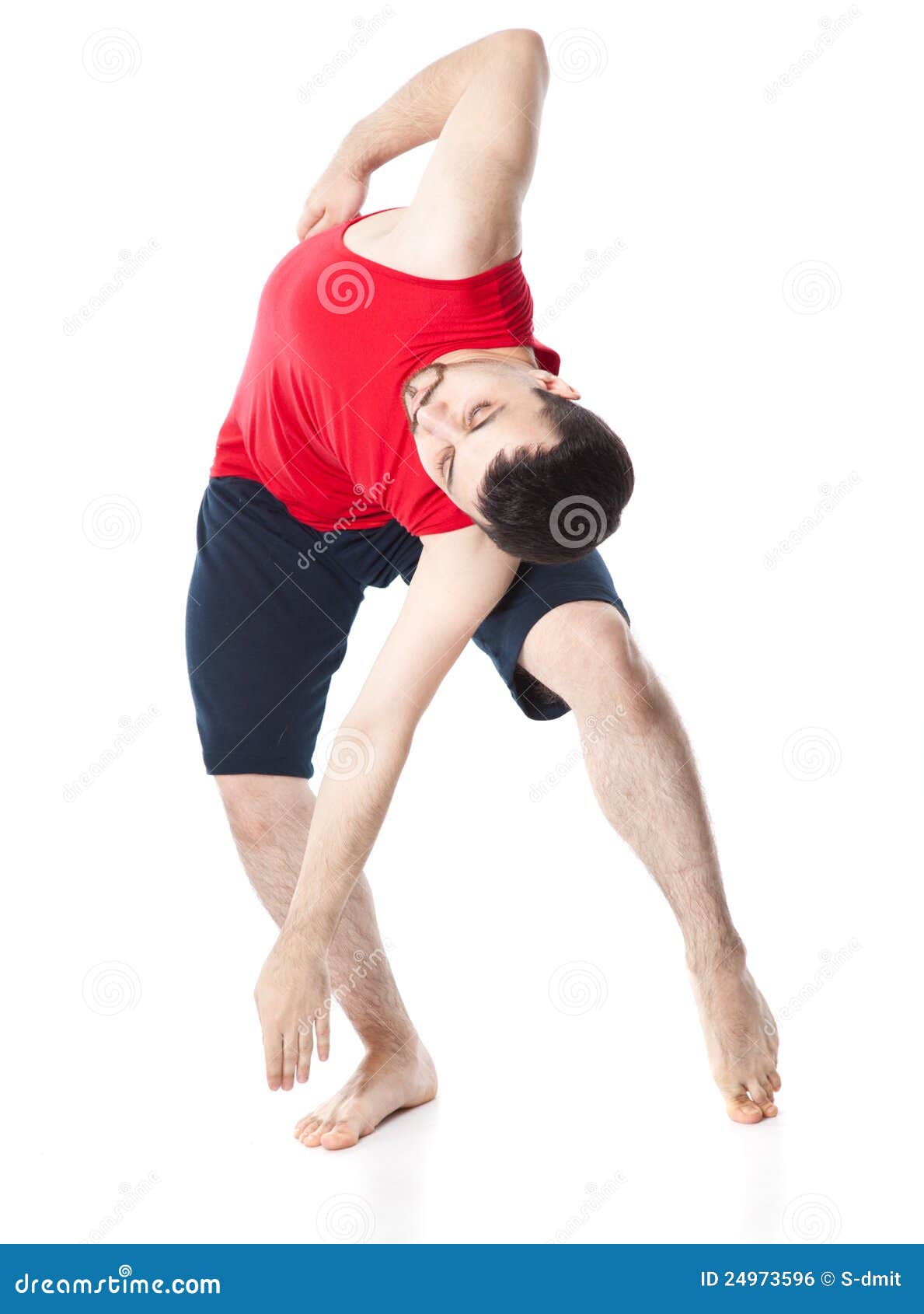 Man Is An Acrobat Royalty Free Stock Image - Image: 24973596