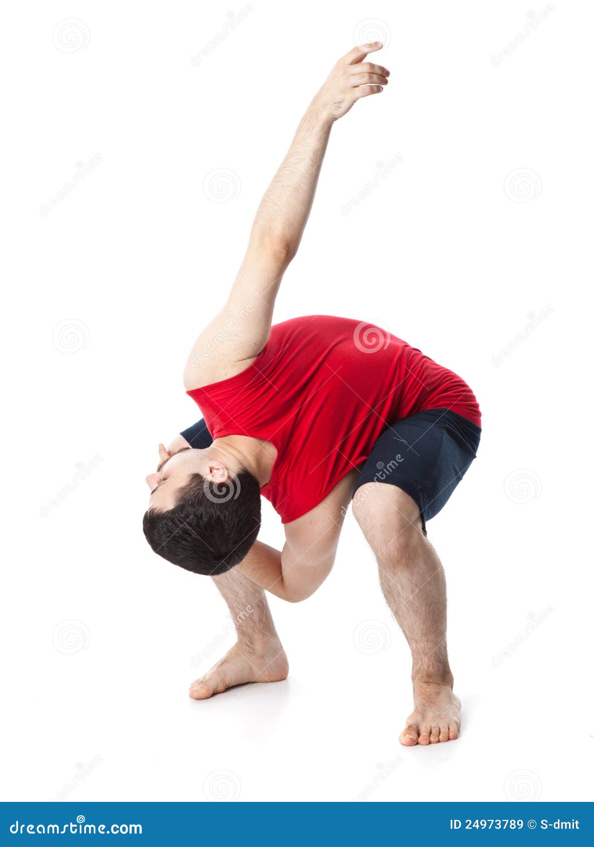 Man is an acrobat stock image. Image of posing, male - 24973789
