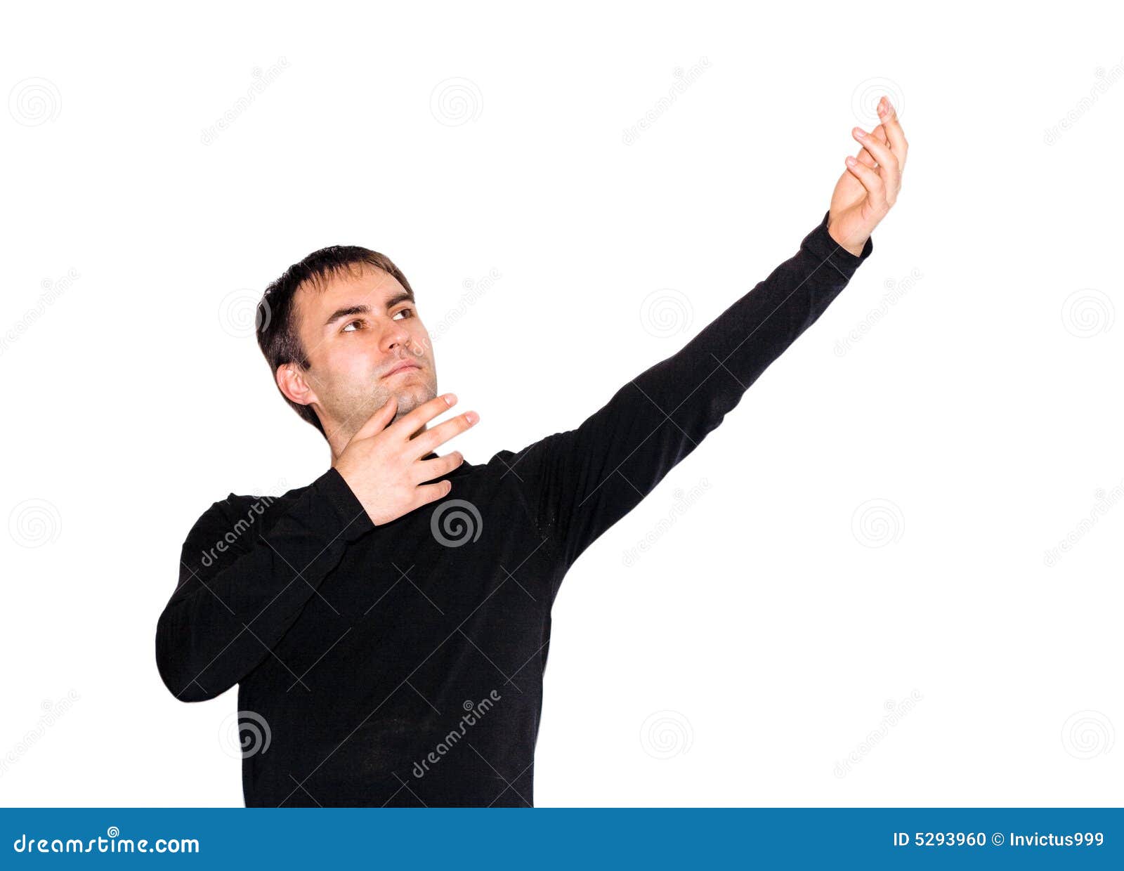 Man acting a role stock photo. Image of business, elegance - 5293960