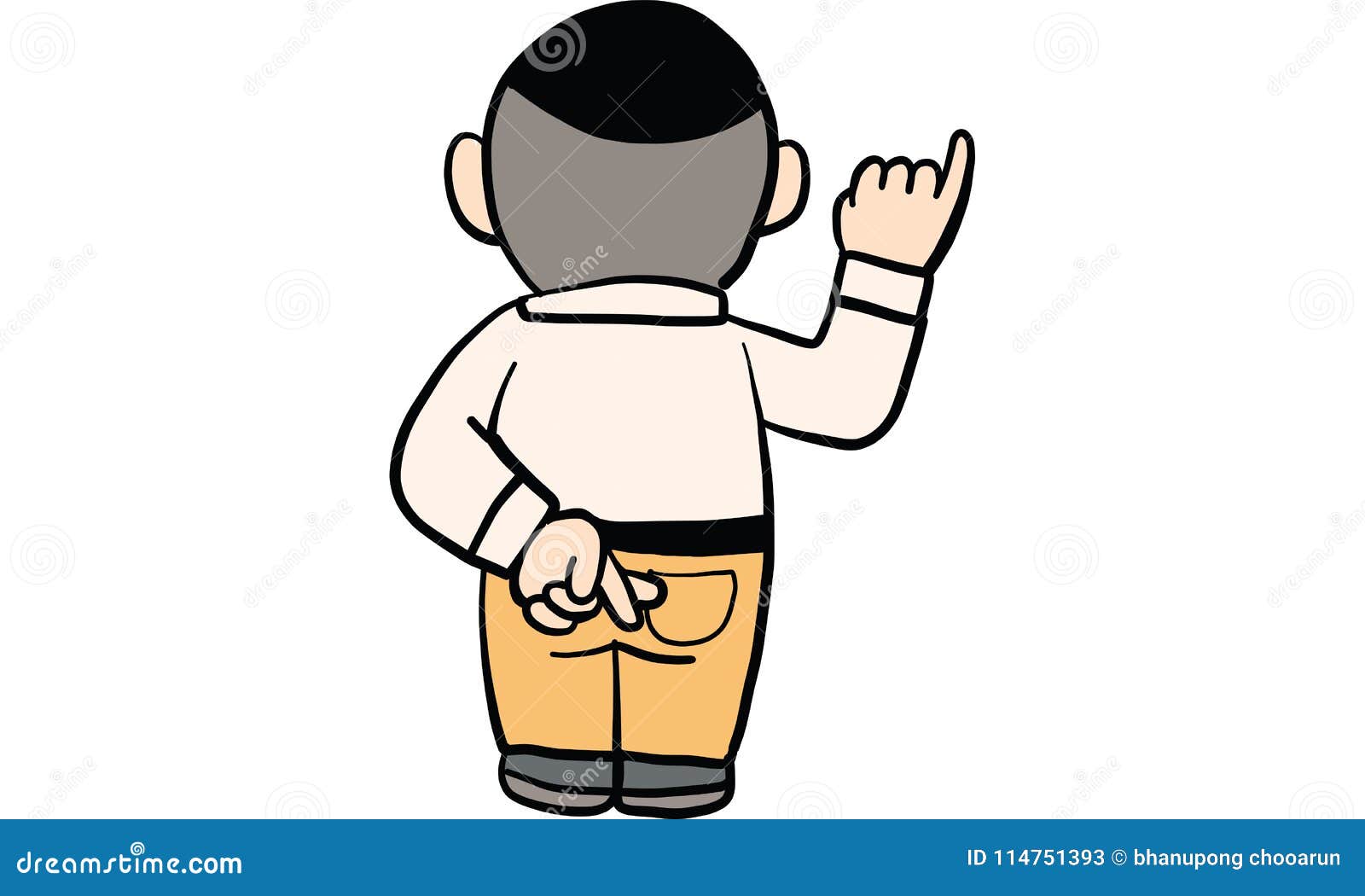 Man action cartoon, vector stock vector. Illustration of concept ...