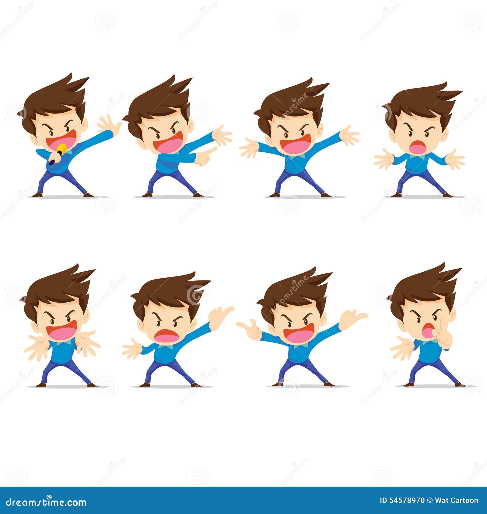 Cartoon Actions Vector Illustration | CartoonDealer.com #98115506
