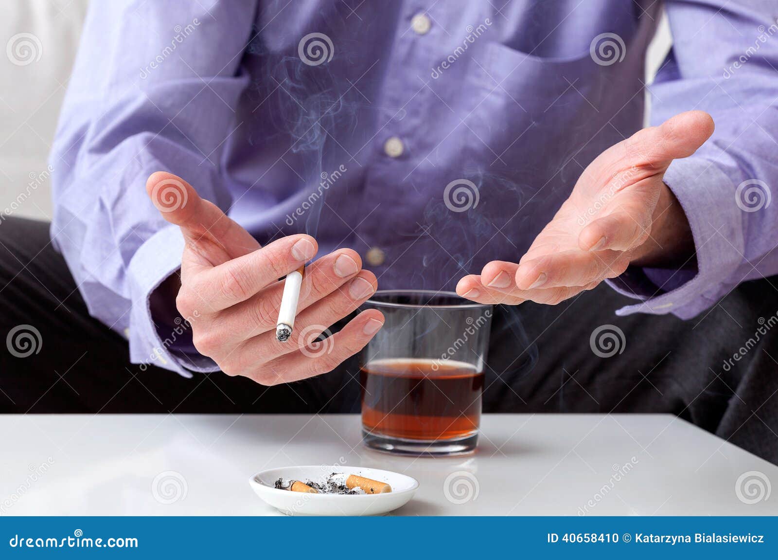 Man with addictions stock photo. Image of drunk, alcohol - 40658410