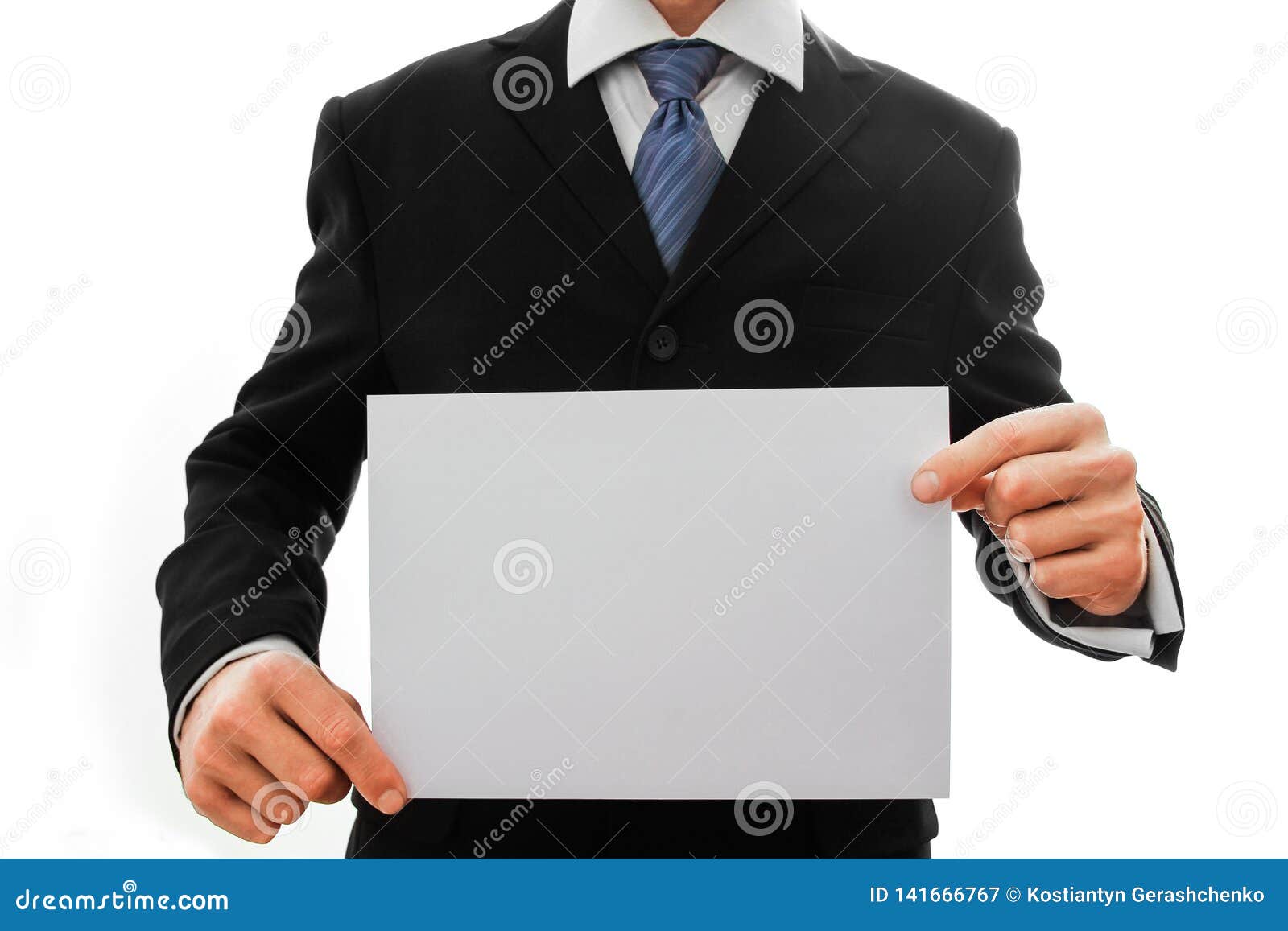 Man Advertising on a White Background Stock Image - Image of empty ...