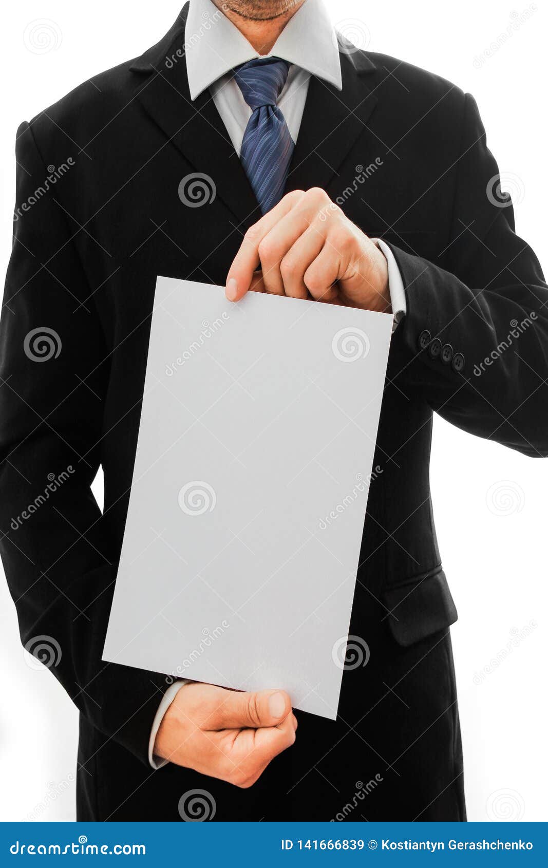 Man Advertising on a White Background Stock Image - Image of placard ...
