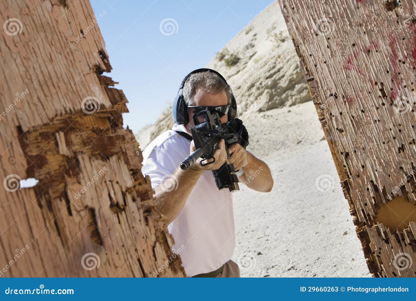 Machine-gun Firing Point DOT Of The Times Of World War II, Made Of Wild ...