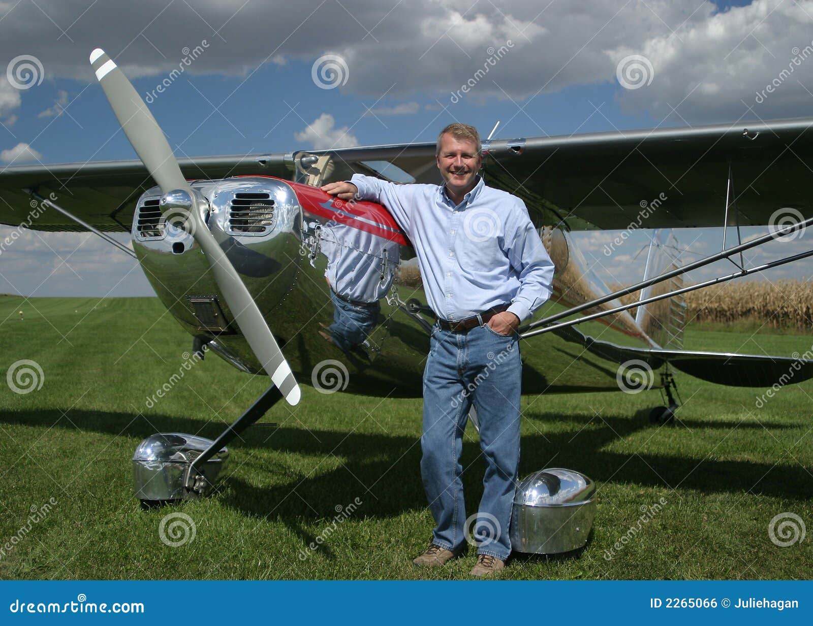Man with Airplane stock photo. Image of hobby, airplane - 2265066