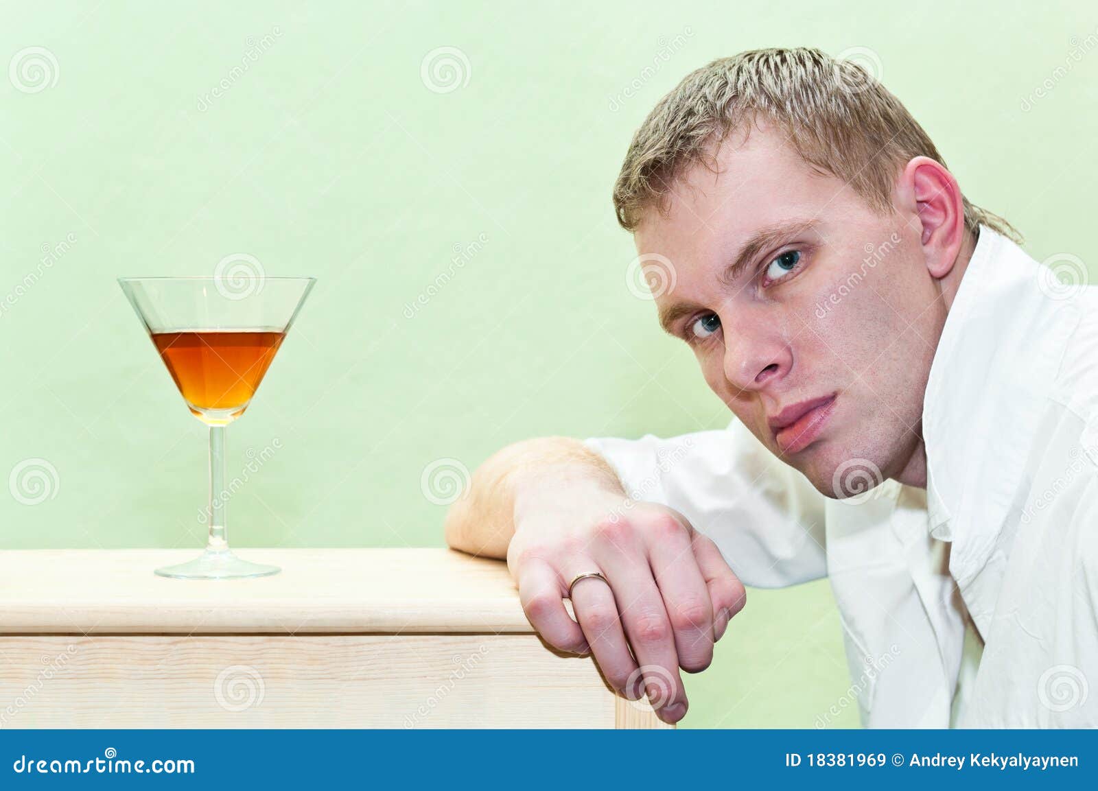 Man and alcohol stock image. Image of drinking, drink - 18381969