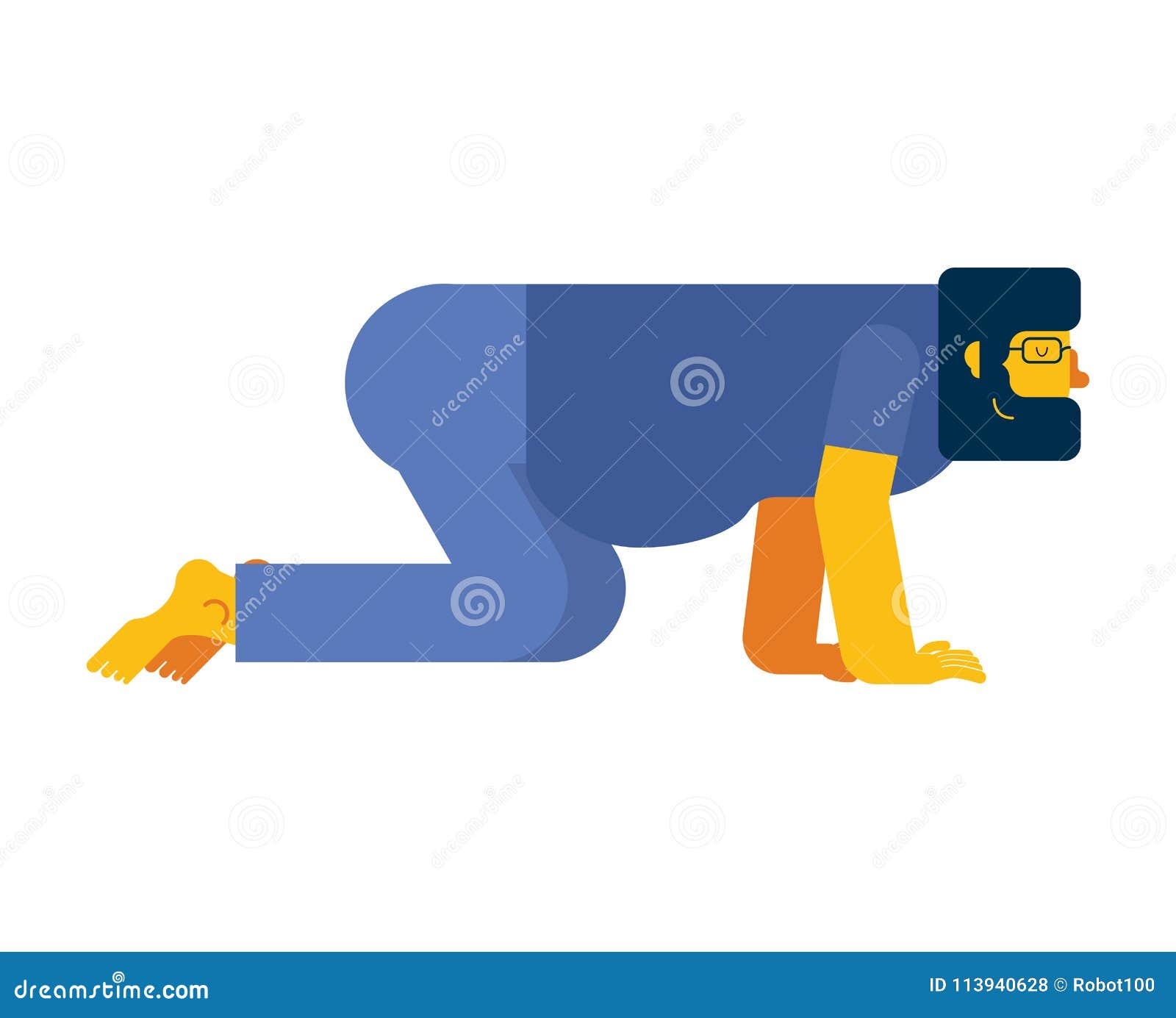 Humans Walking On All Fours