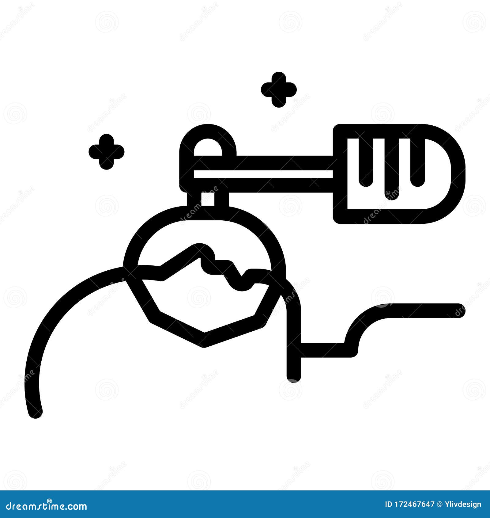 Anesthesia Icon Vector Isolated On White Background, Logo Concept Of ...