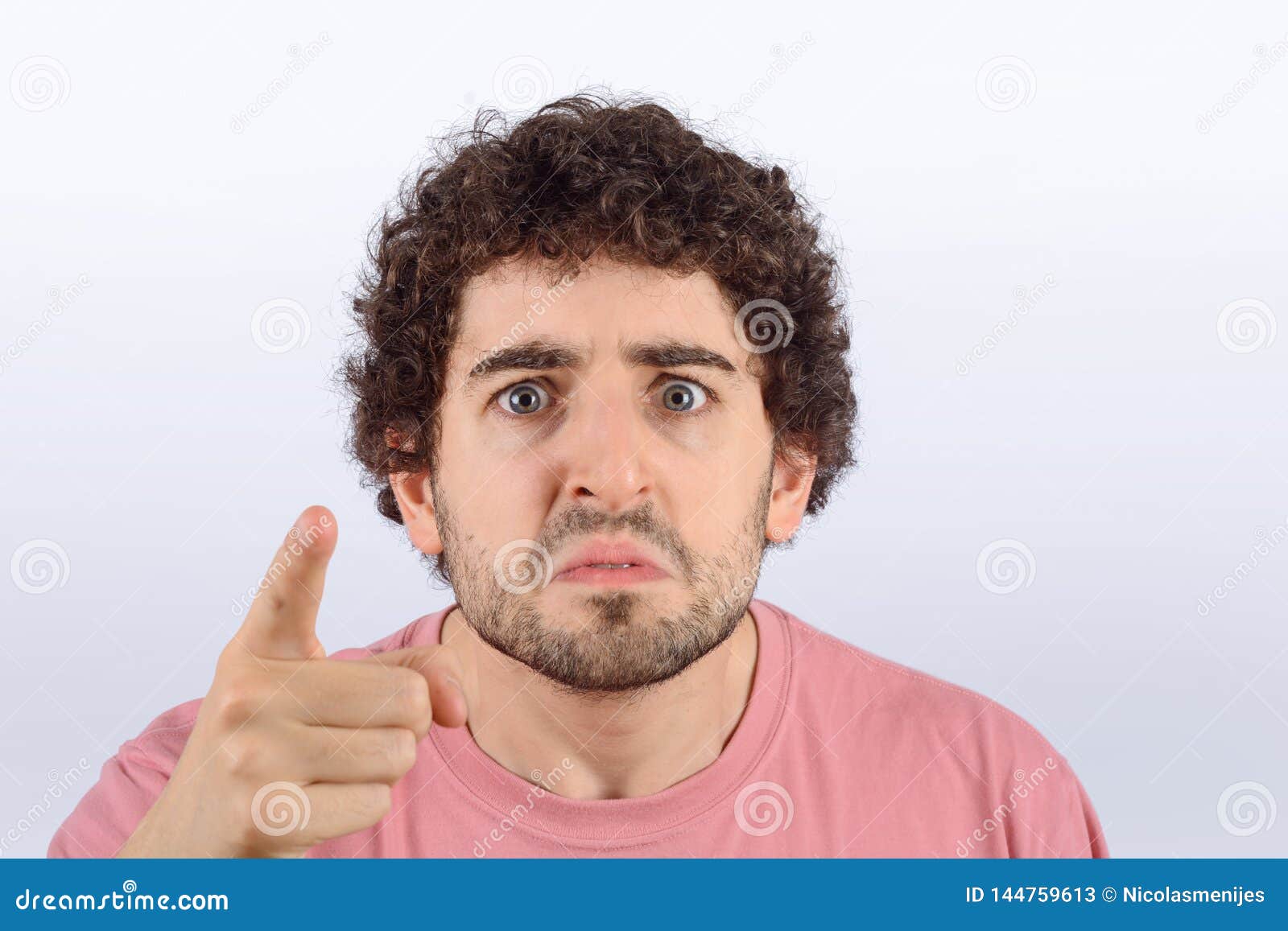 Man with angry expression stock image. Image of male - 144759613