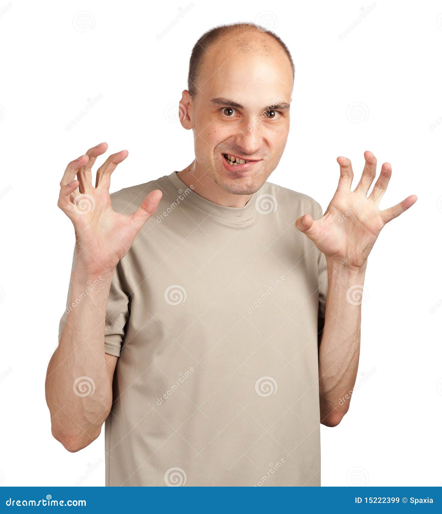 Man with Angry Facial Expression Stock Image - Image of displeased ...