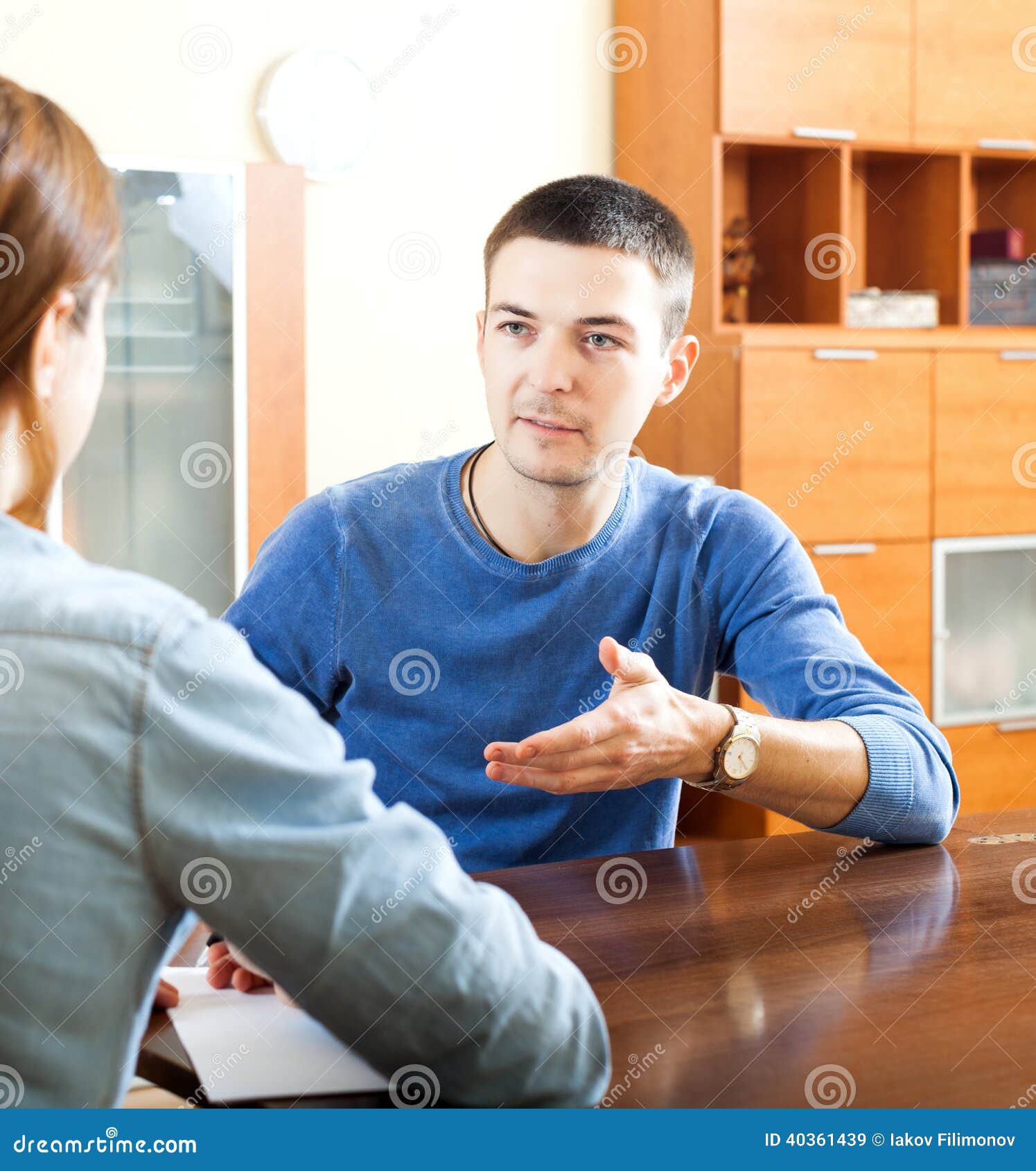 Man answer questions stock image. Image of positivity - 40361439