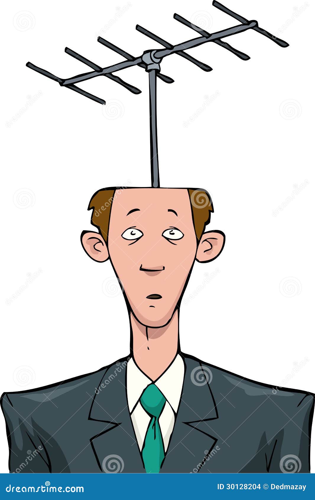 Antenna stock vector. Illustration of transmitter, cute - 30128204