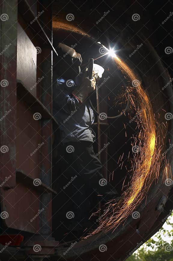 Man arcing stock image. Image of workforce, safety, worker - 720571